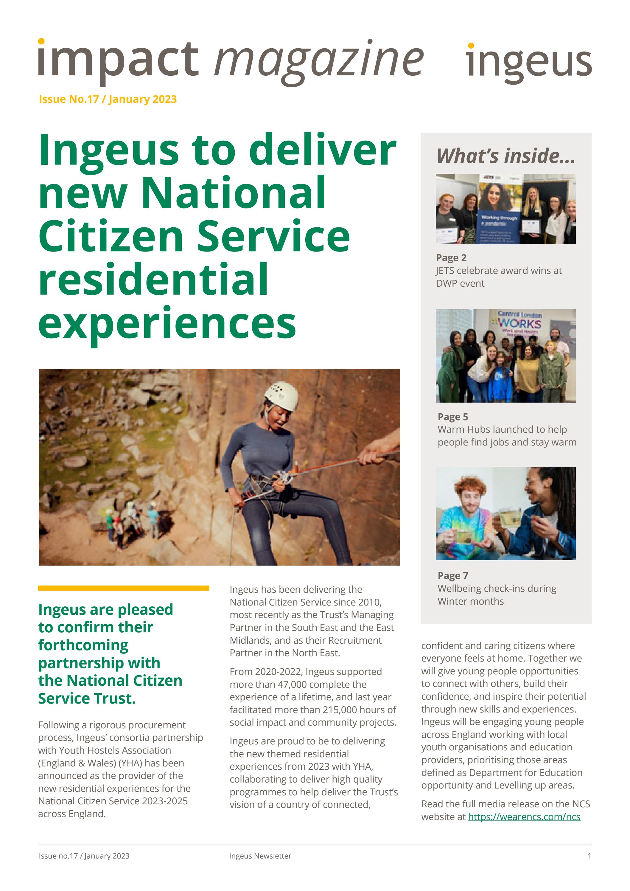 Impact Newsletter - January 2023 by IngeusUK - Issuu