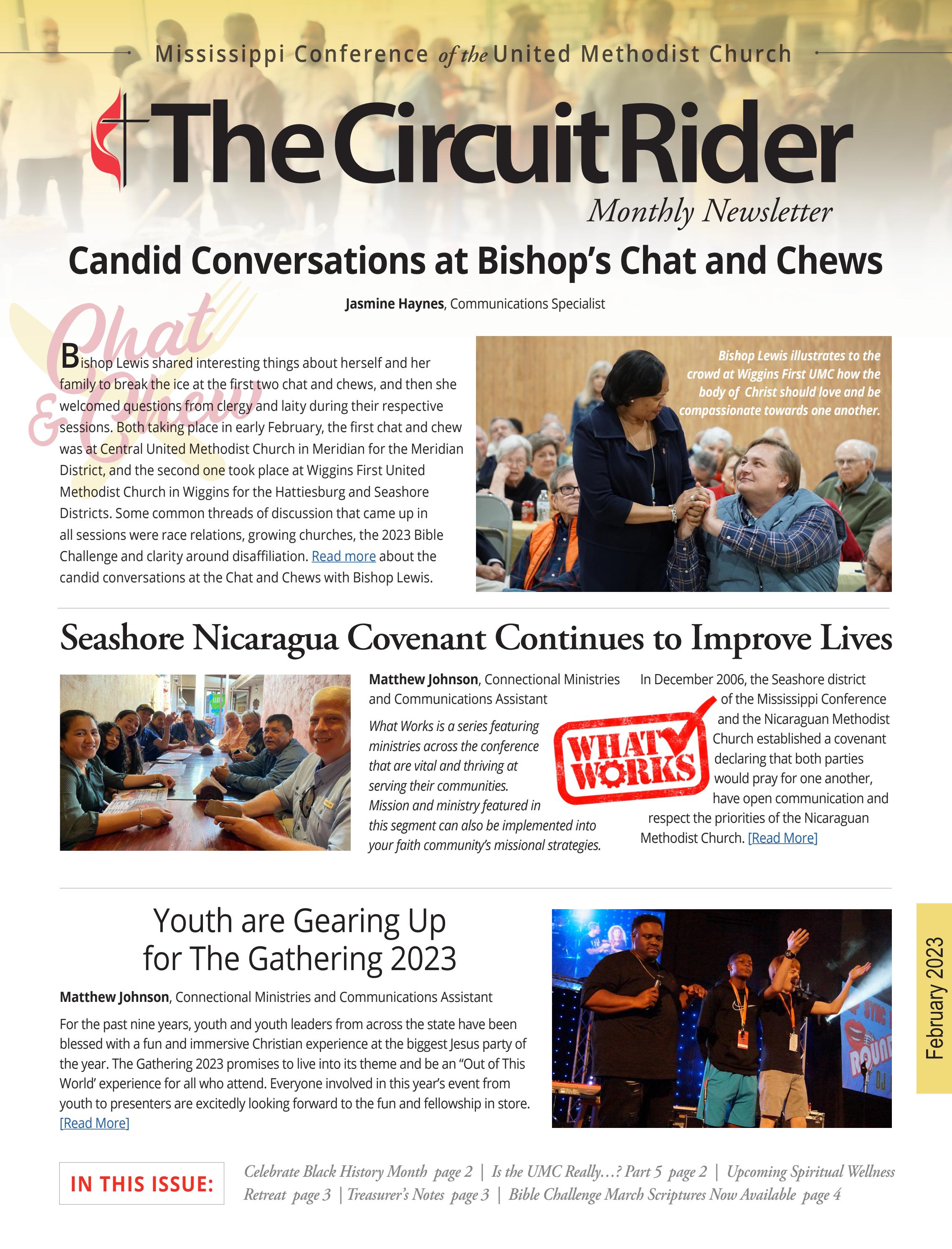The Circuit Rider February 2023 by Cindy Clark - Issuu