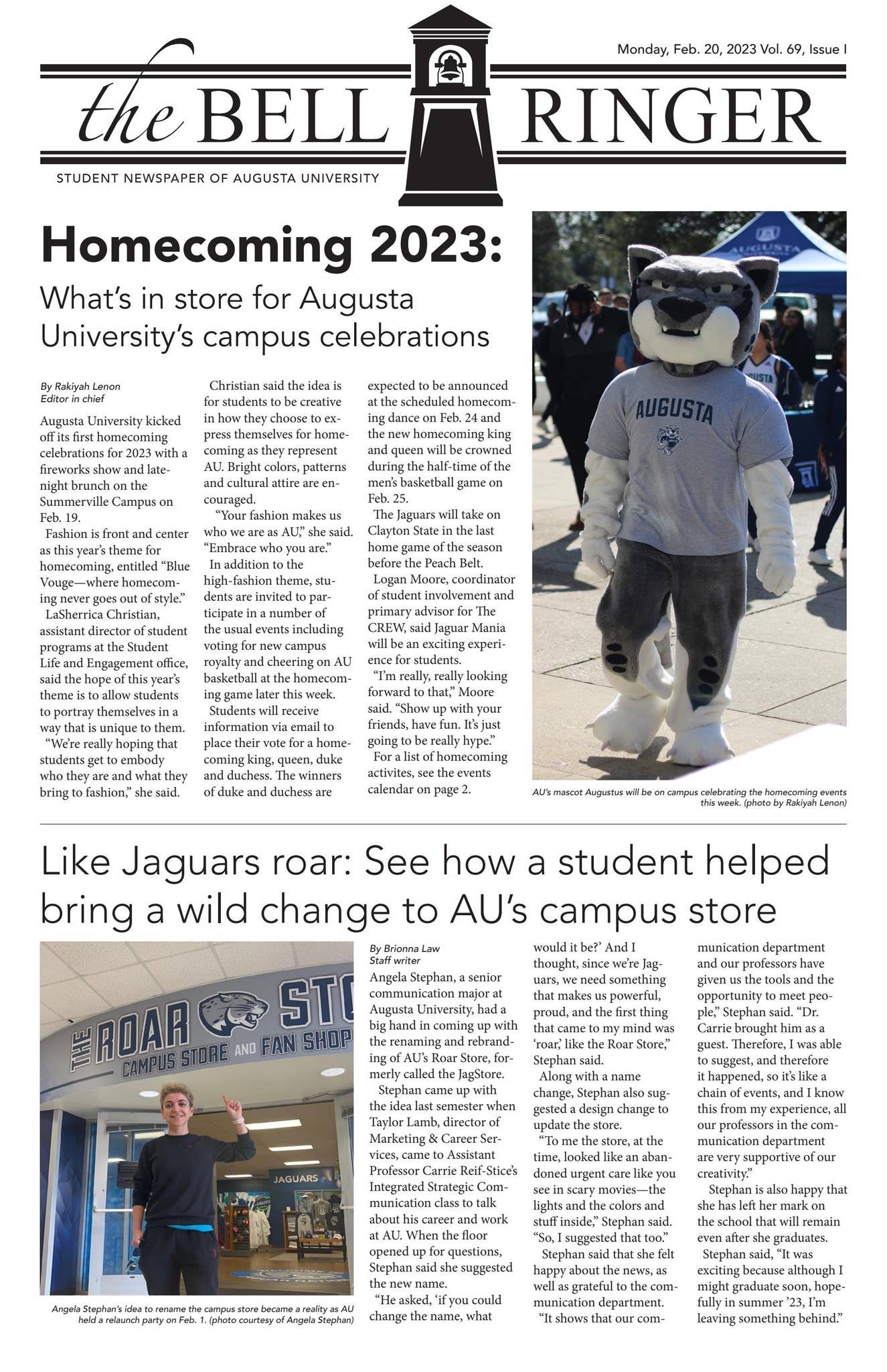 The Bell Ringer | Monday, Feb. 20, 2023 Vol. 69 Issue I by The Bell ...