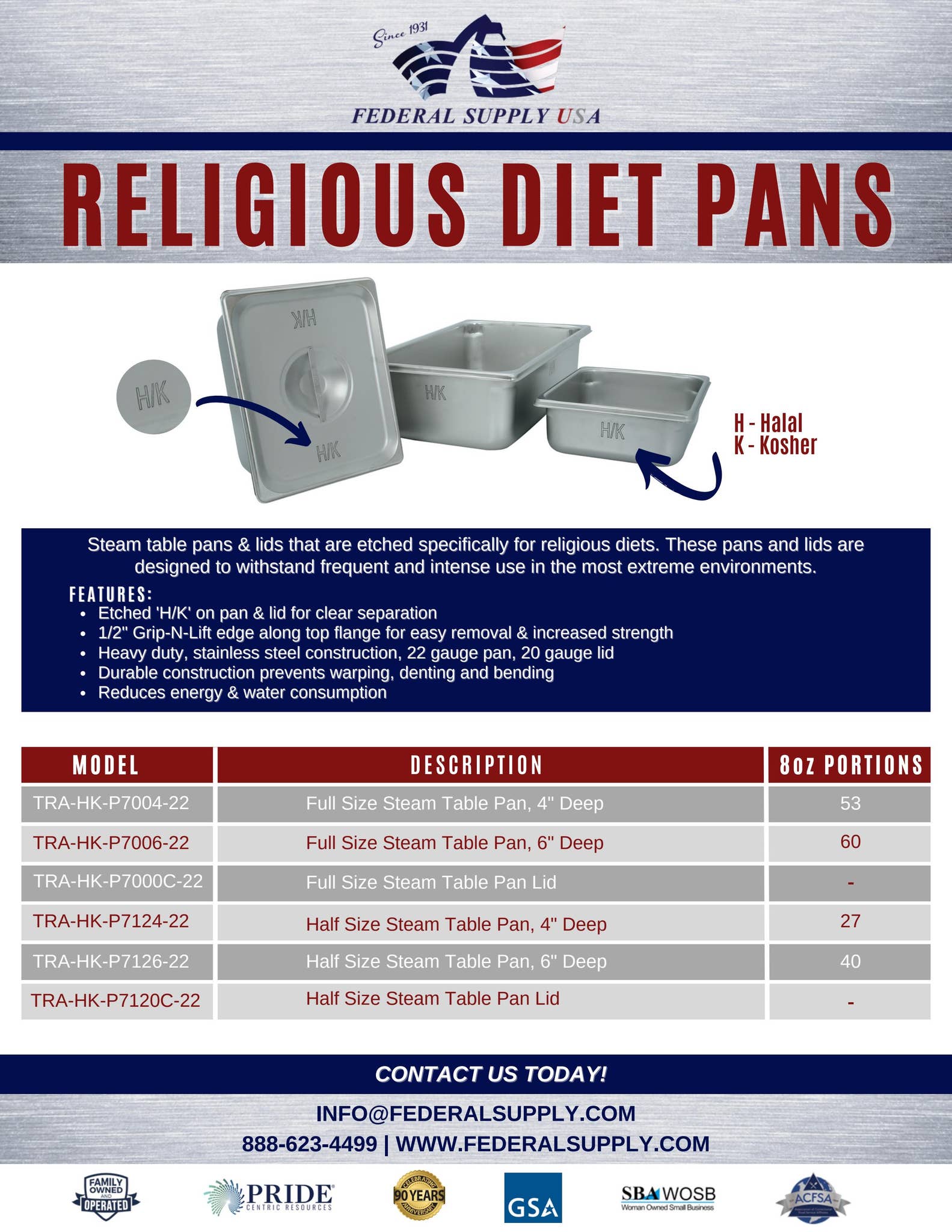 Special Diets Reference Sheet by federalsupplyusa - Issuu
