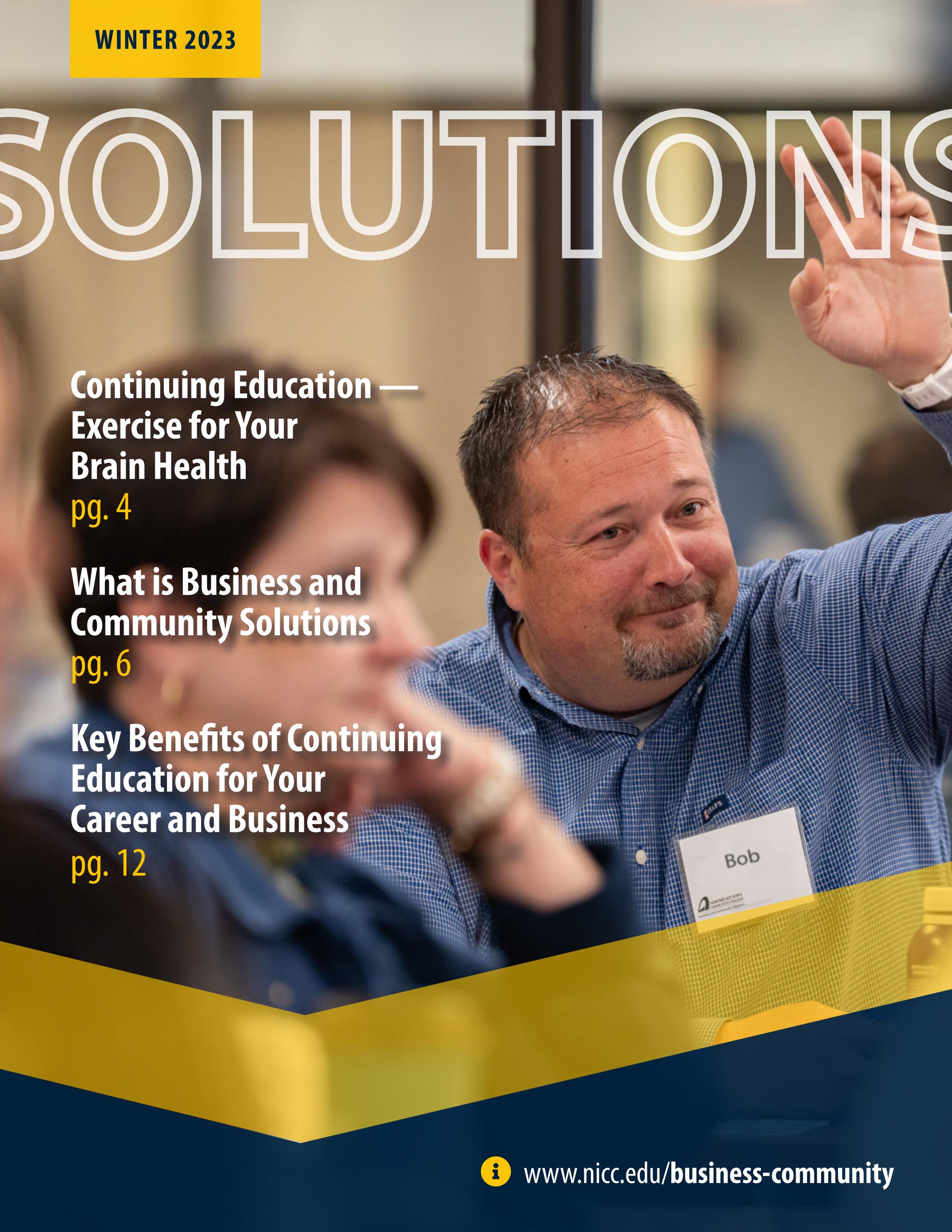 Solutions Magazine: Winter 2023 by Northeast Iowa Community College - Issuu