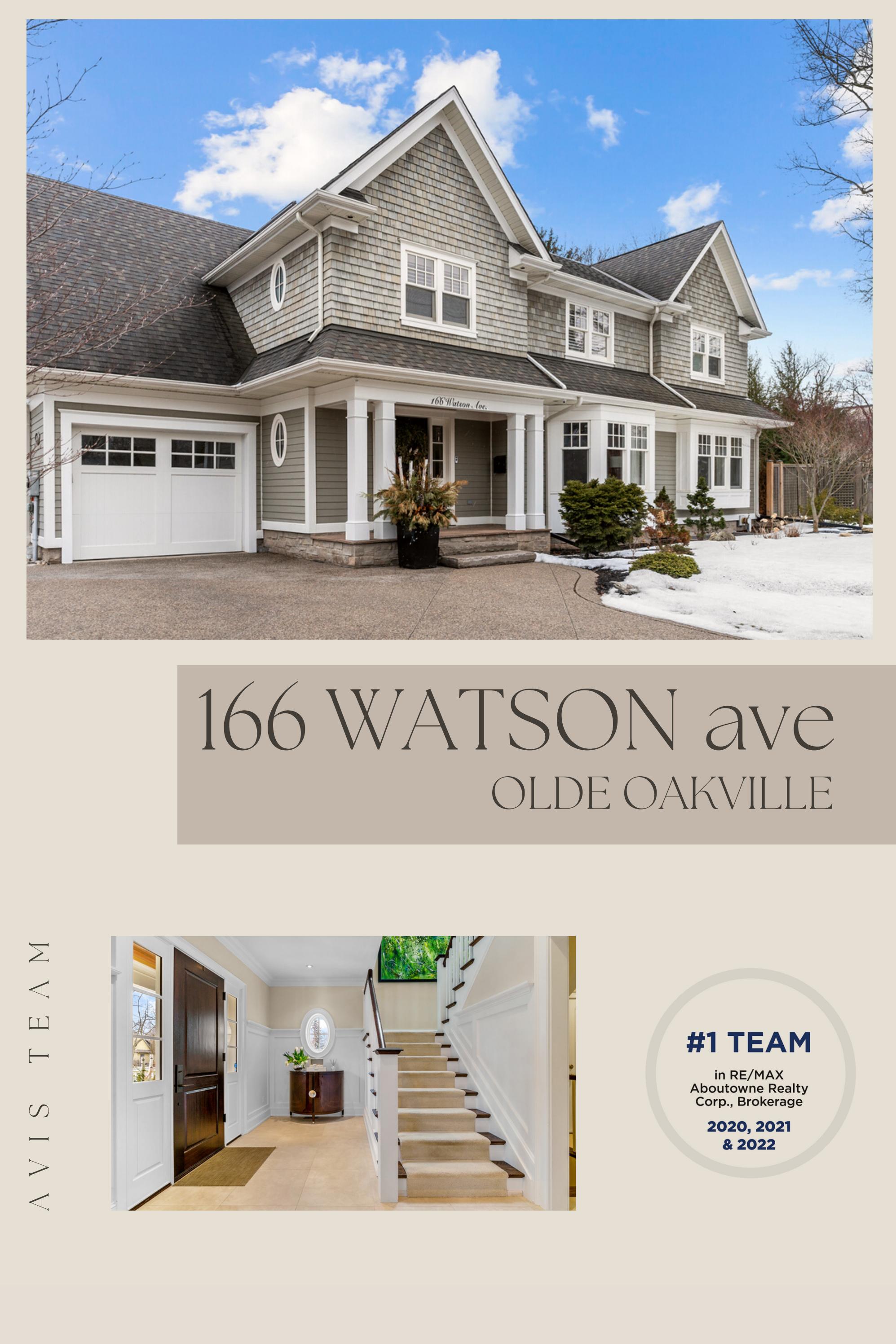 166 Watson Avenue, Olde Oakville by avisteam - Issuu