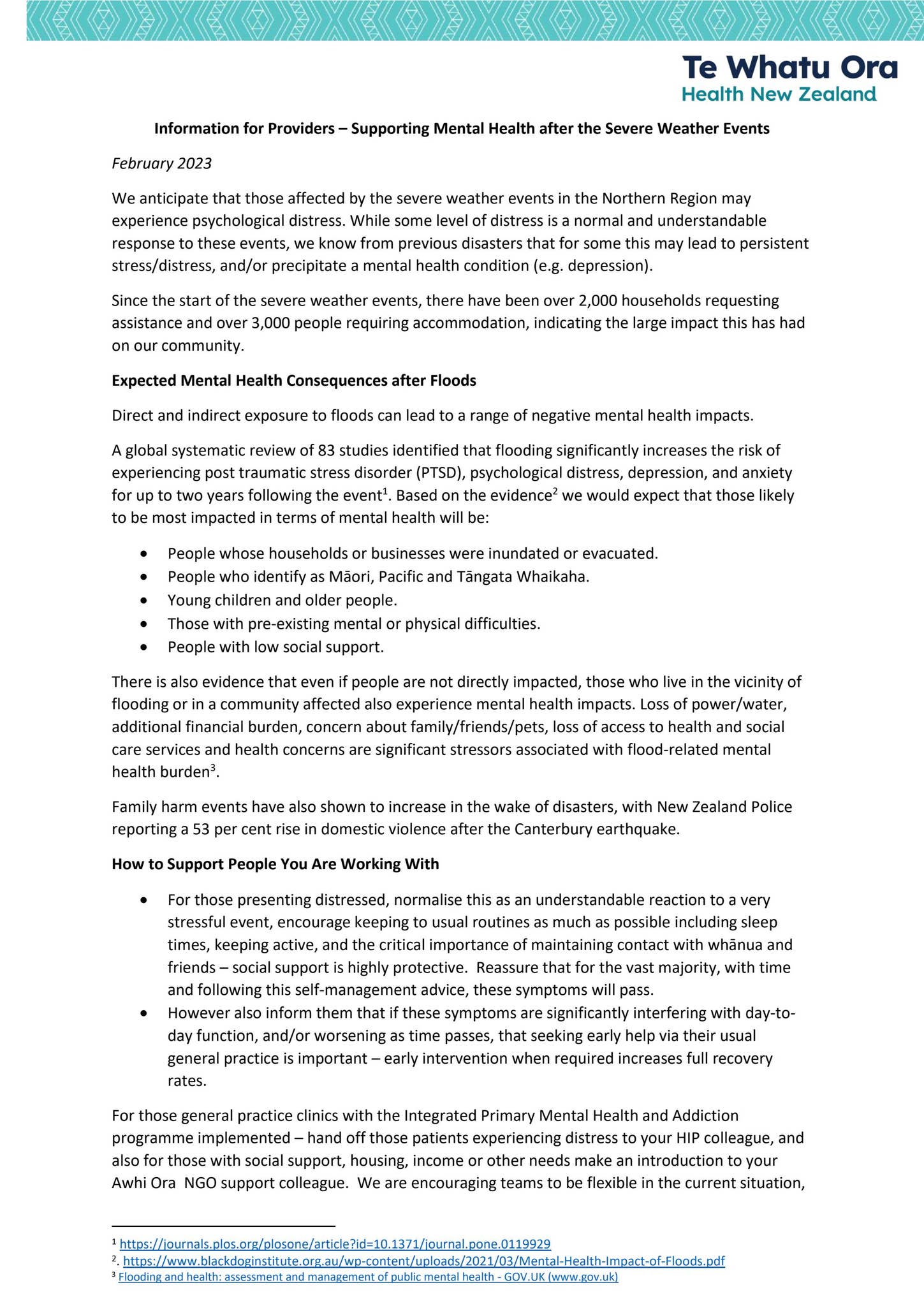 Information for providers by WBOP PHO - Issuu