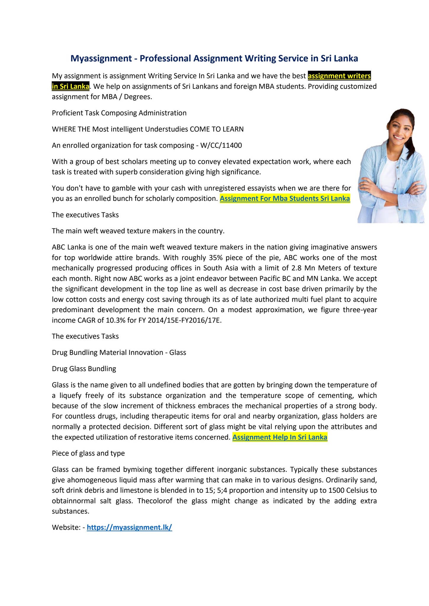Myassignment - Professional Assignment Writing Service in Sri Lanka by BusinessBoost Expert - Issuu