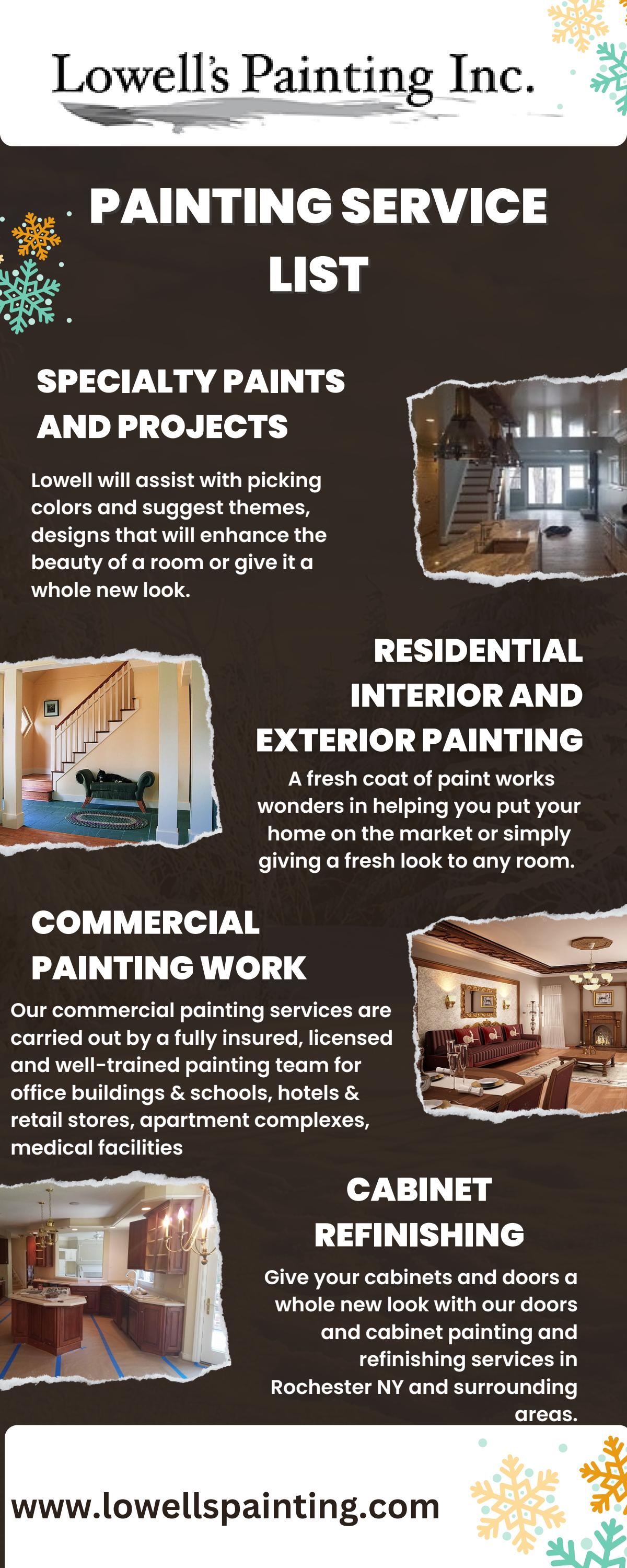 Professional Painting Services - Refresh Your Home | Lowell's Painting ...