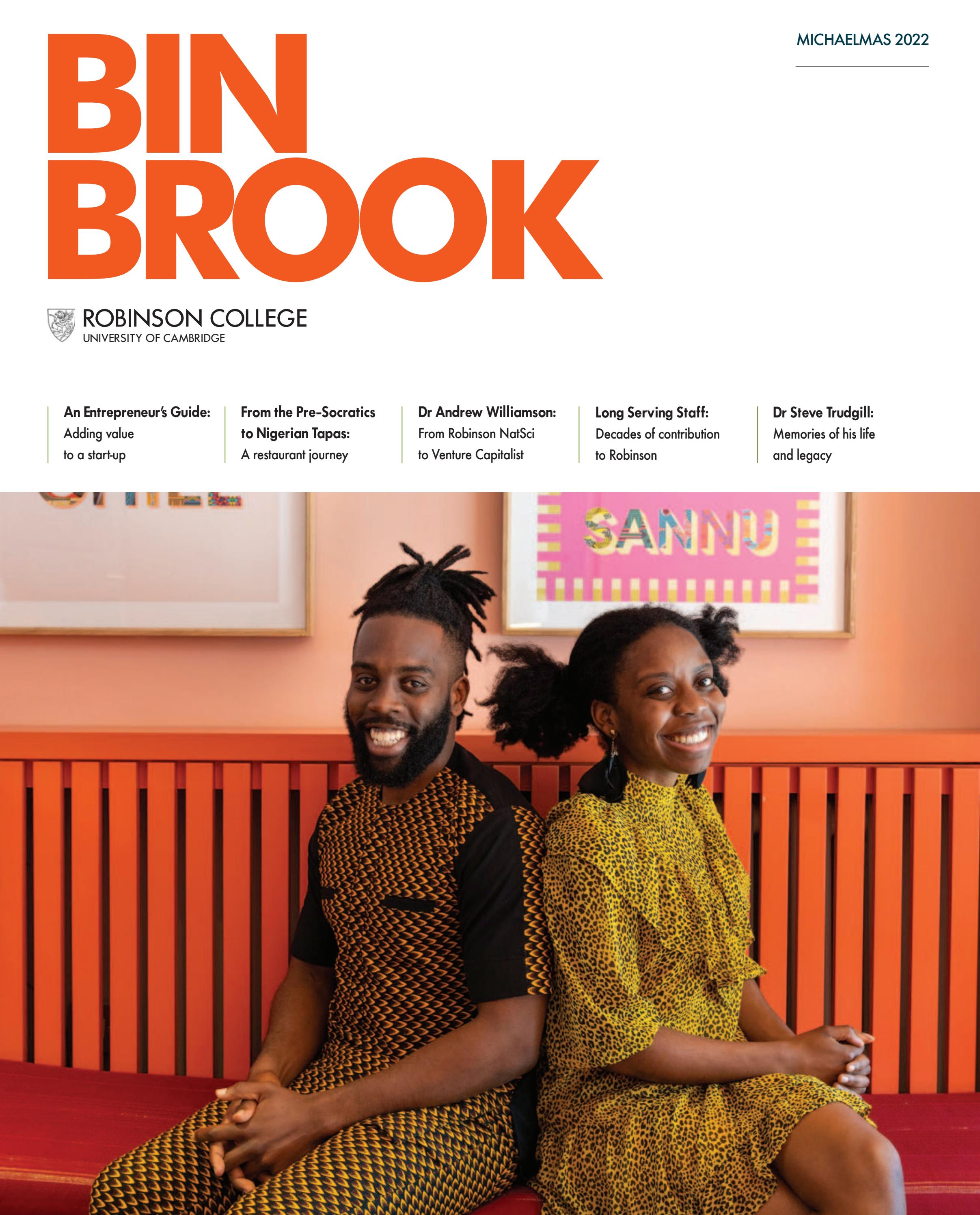 Bin Brook Michaelmas 2022 by Robinson College - Issuu