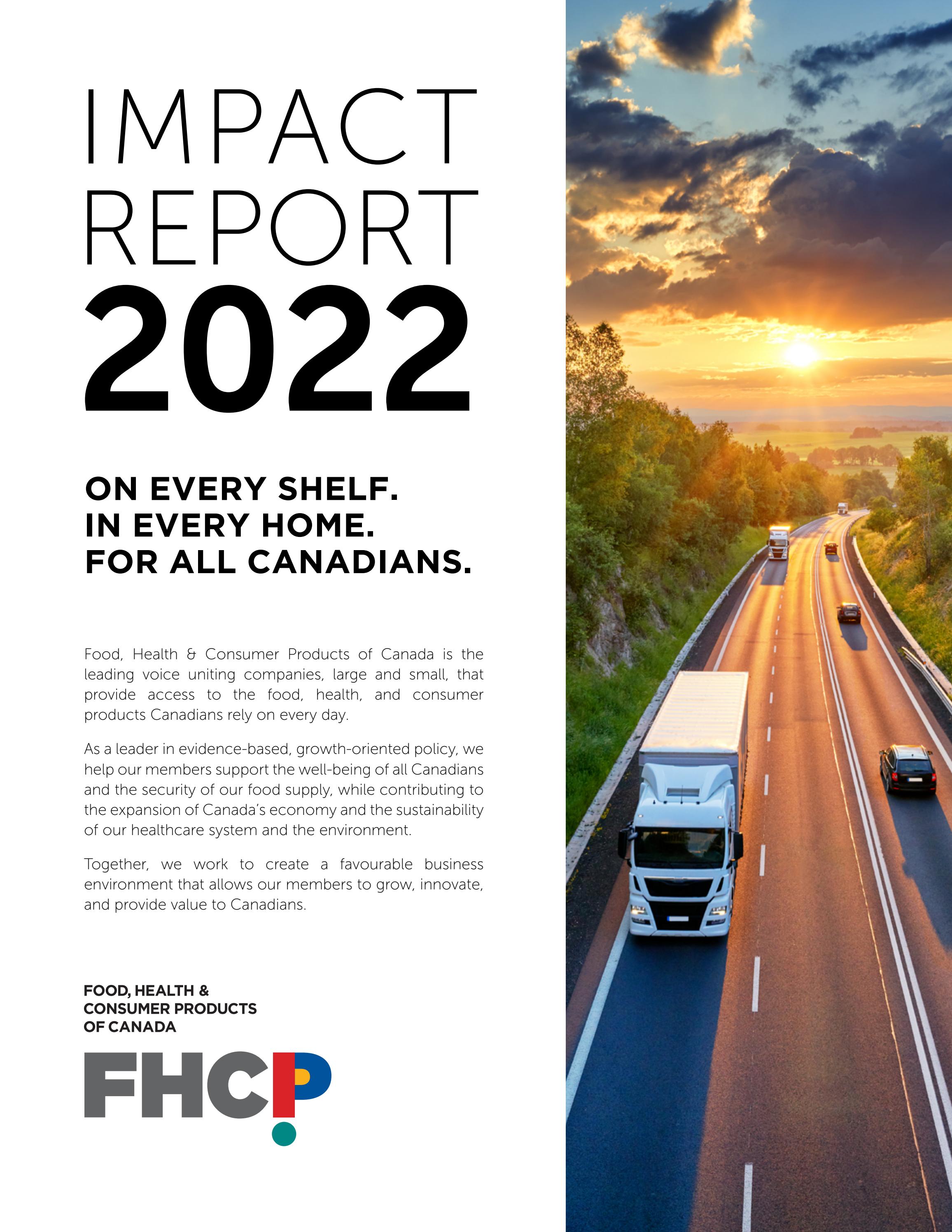 FHCP 2022 Impact Report by Food, Health & Consumer Products of Canada ...
