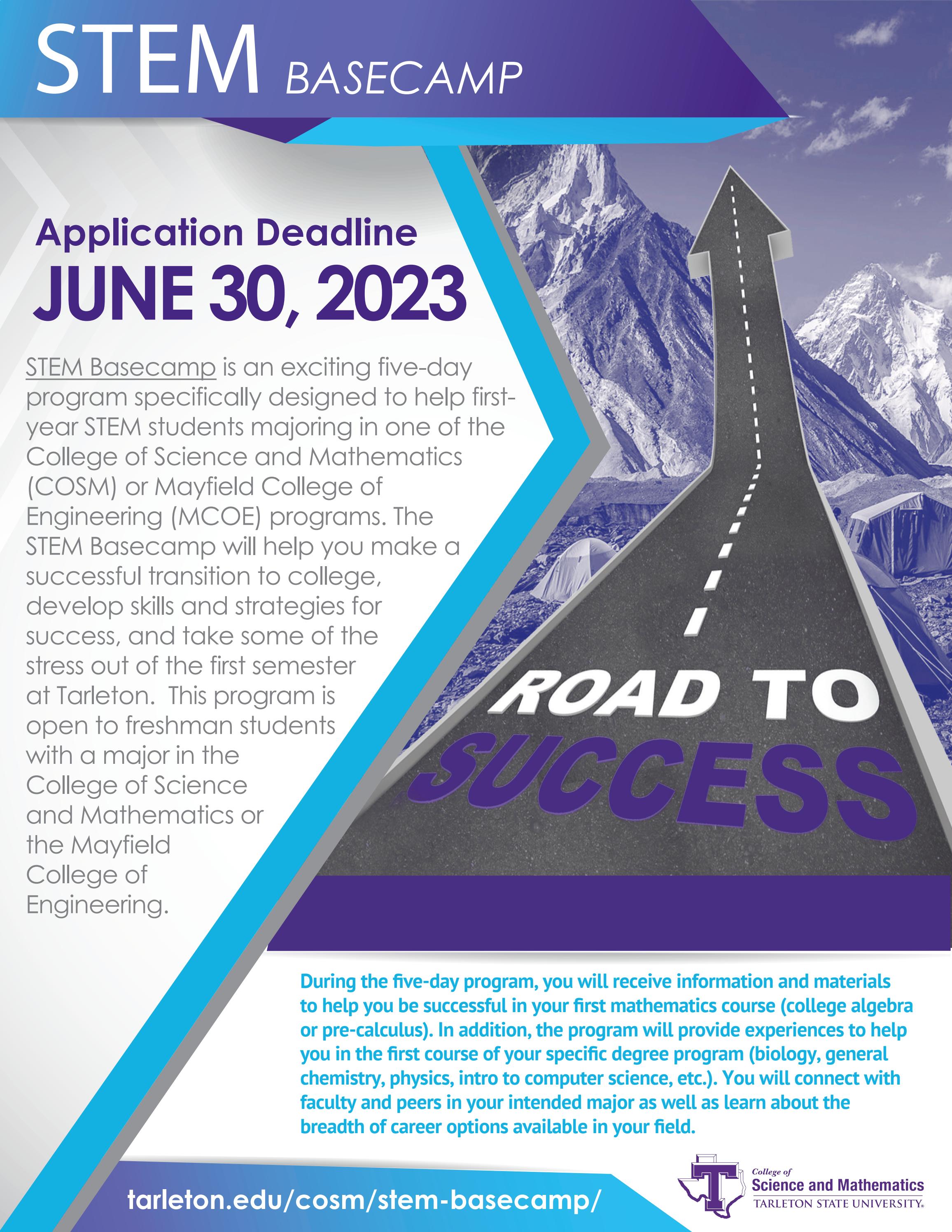 2023 STEM Basecamp Program by Tarleton_Sci&Math - Issuu