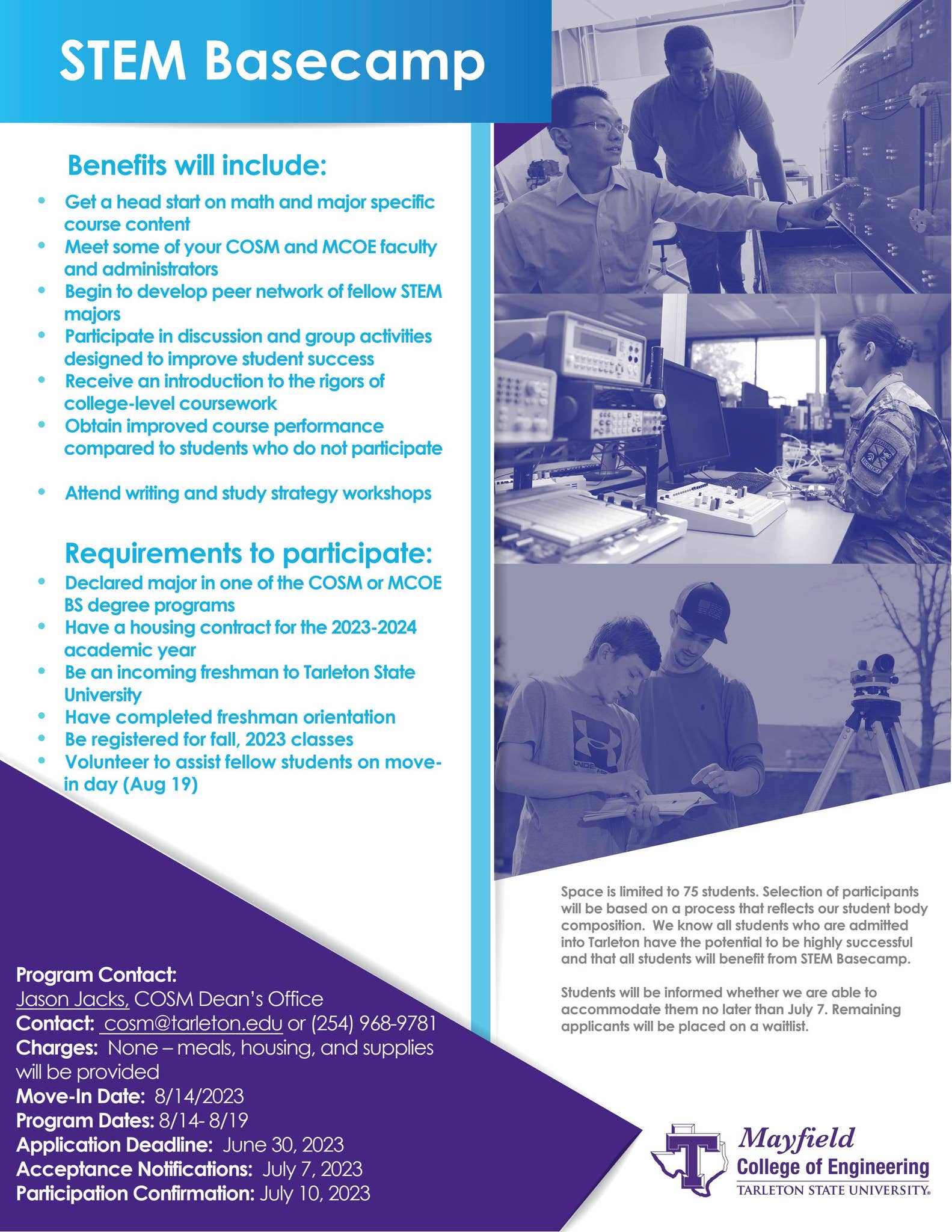 2023 STEM Basecamp Program by Tarleton_Sci&Math - Issuu