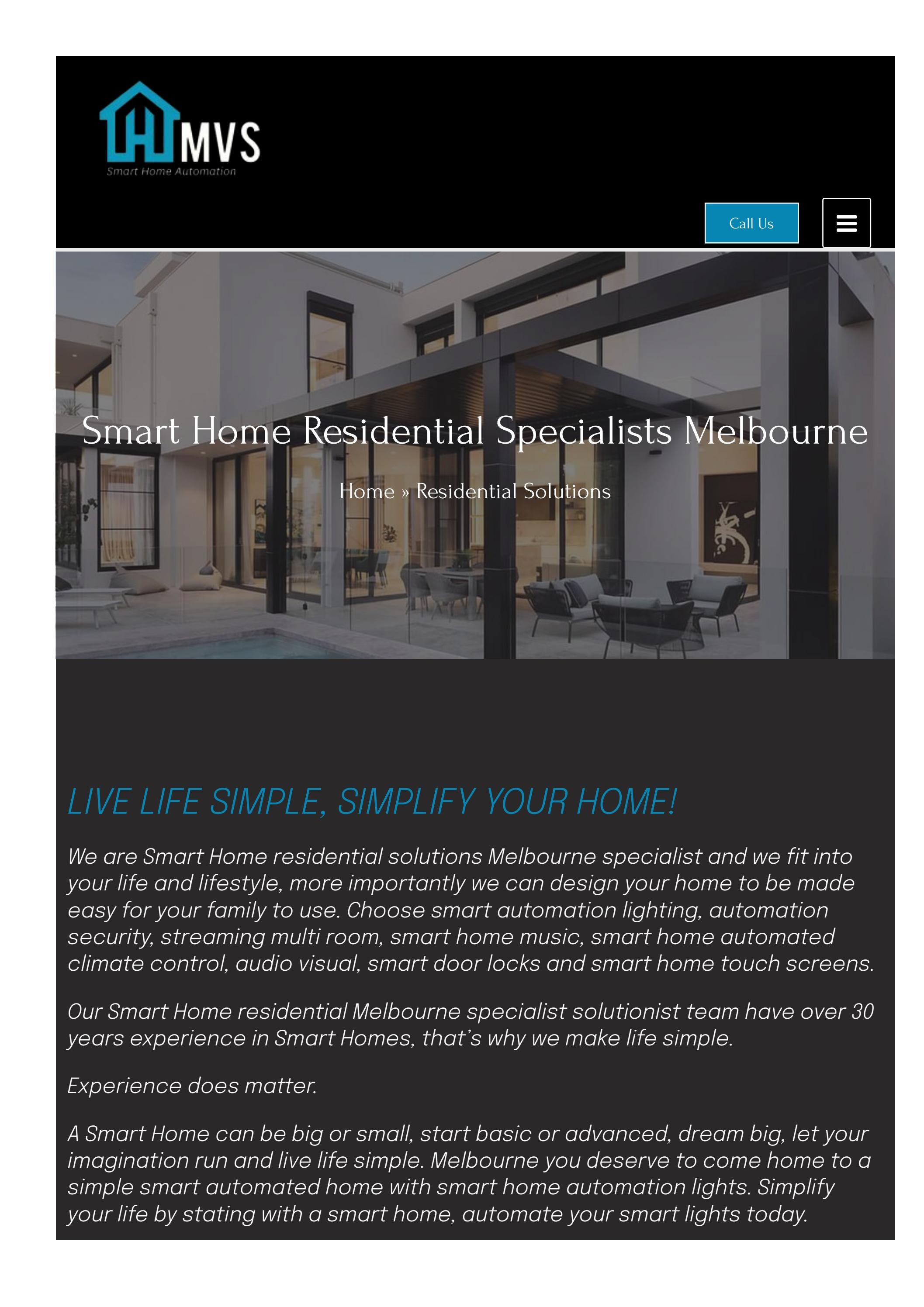 Smart Home Automation Residentials Melbourne by MVS Melbourne - Issuu