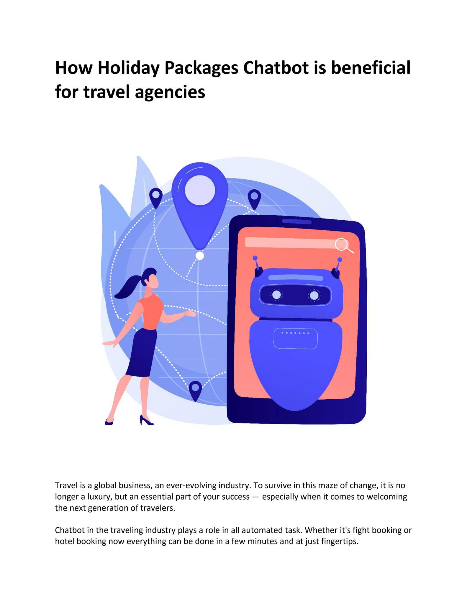 How Holiday Packages Chatbot is beneficial for travel agencies by Botgo ...
