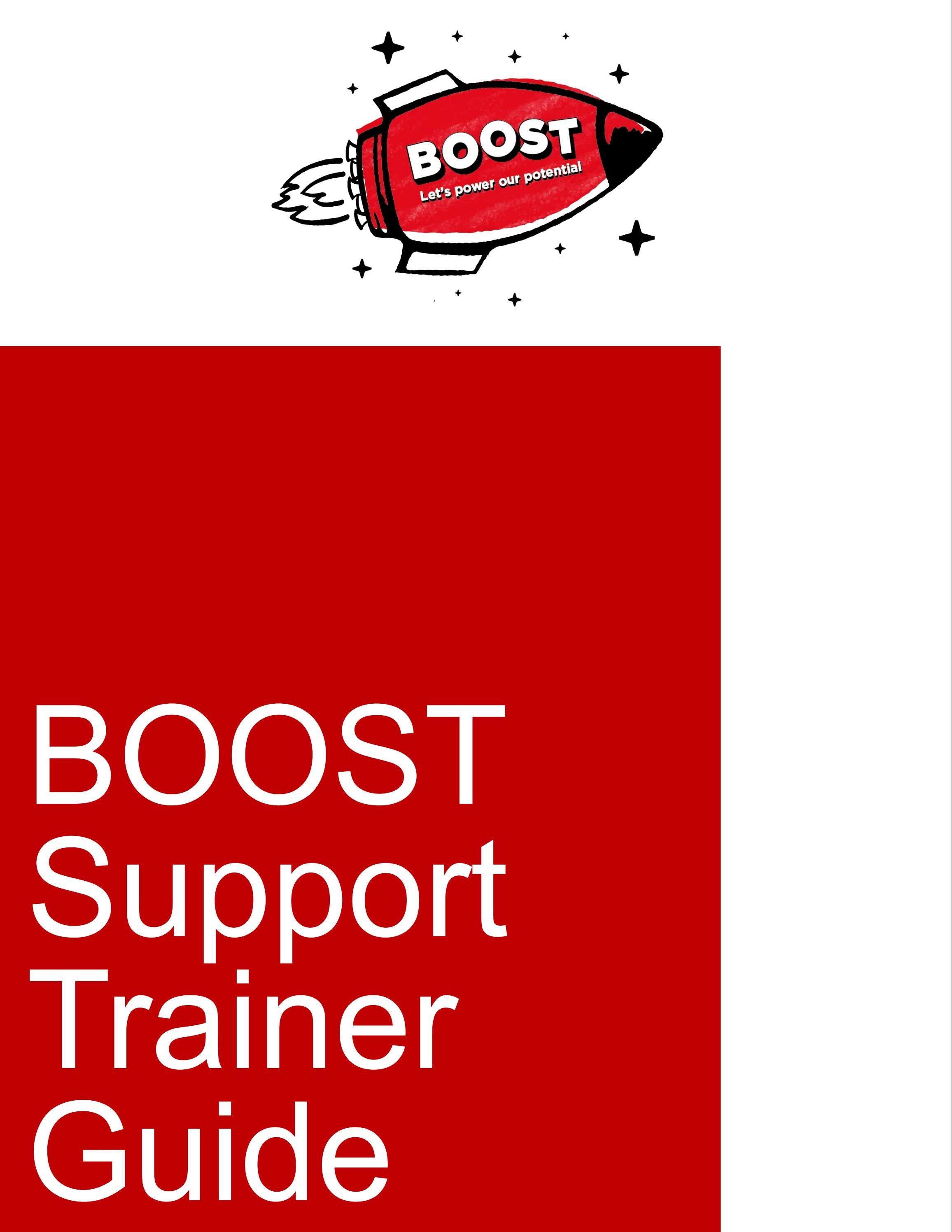 BOOST Support Trainer Guide by CalorTandL - Issuu