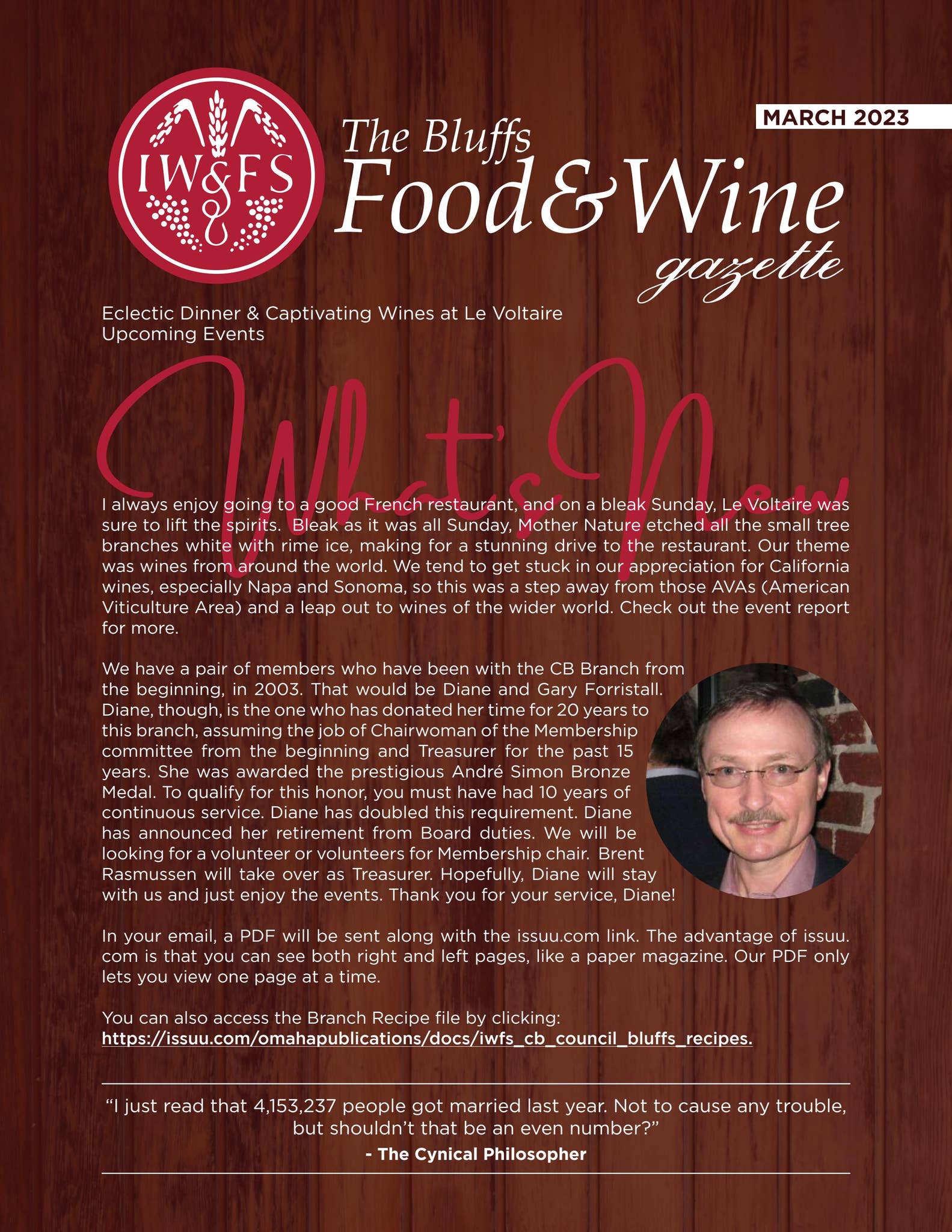 The Bluffs Food & Wine Gazette March 2023 by Omaha Magazine - Issuu