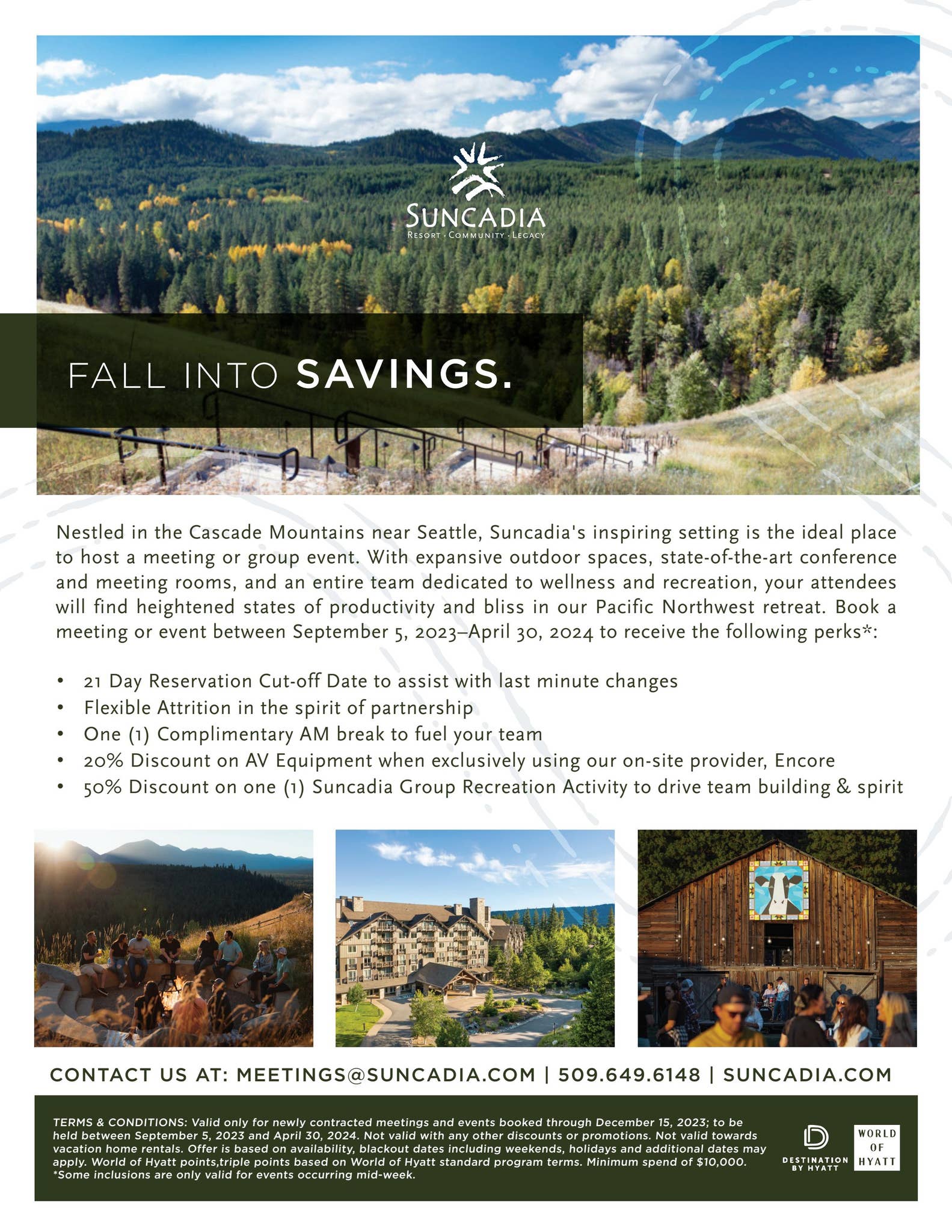 2023 Fall Group Offer by Suncadia Resort - Issuu