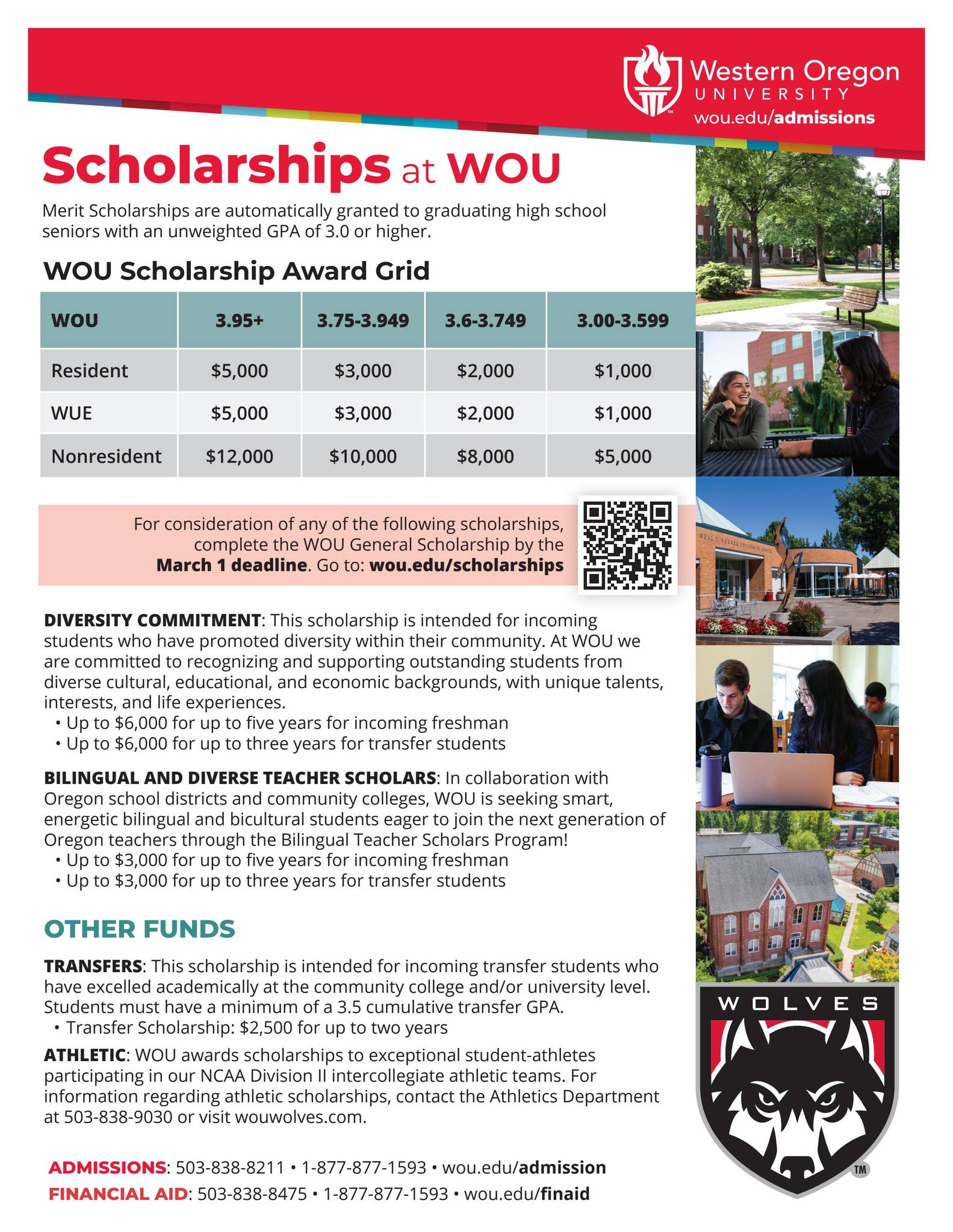 Scholarships At Wou By Westernoregon Issuu