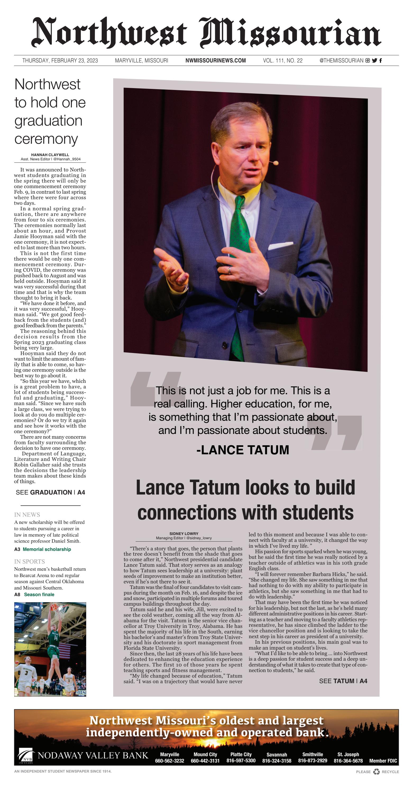 Northwest Missourian by Northwest Missourian - Issuu