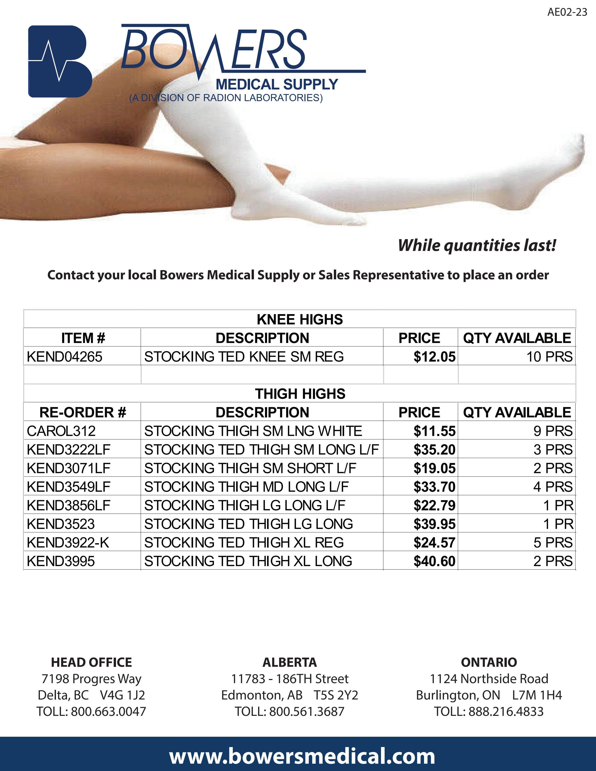 Stocking Flyer 2023 by Bowers Medical Supply - Issuu