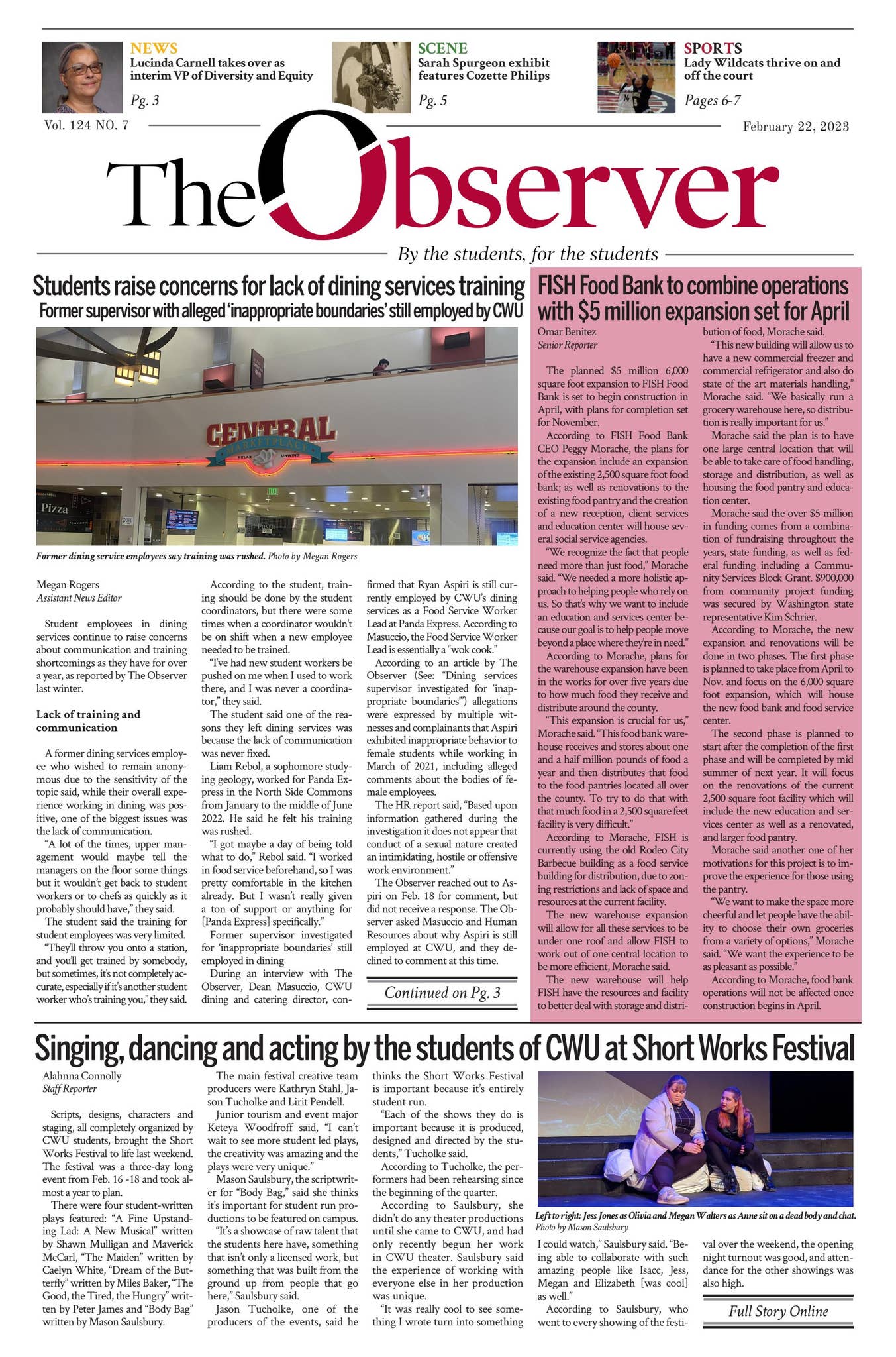 The Observer, Winter 2023 - Issue 7 by CWU Observer - Issuu