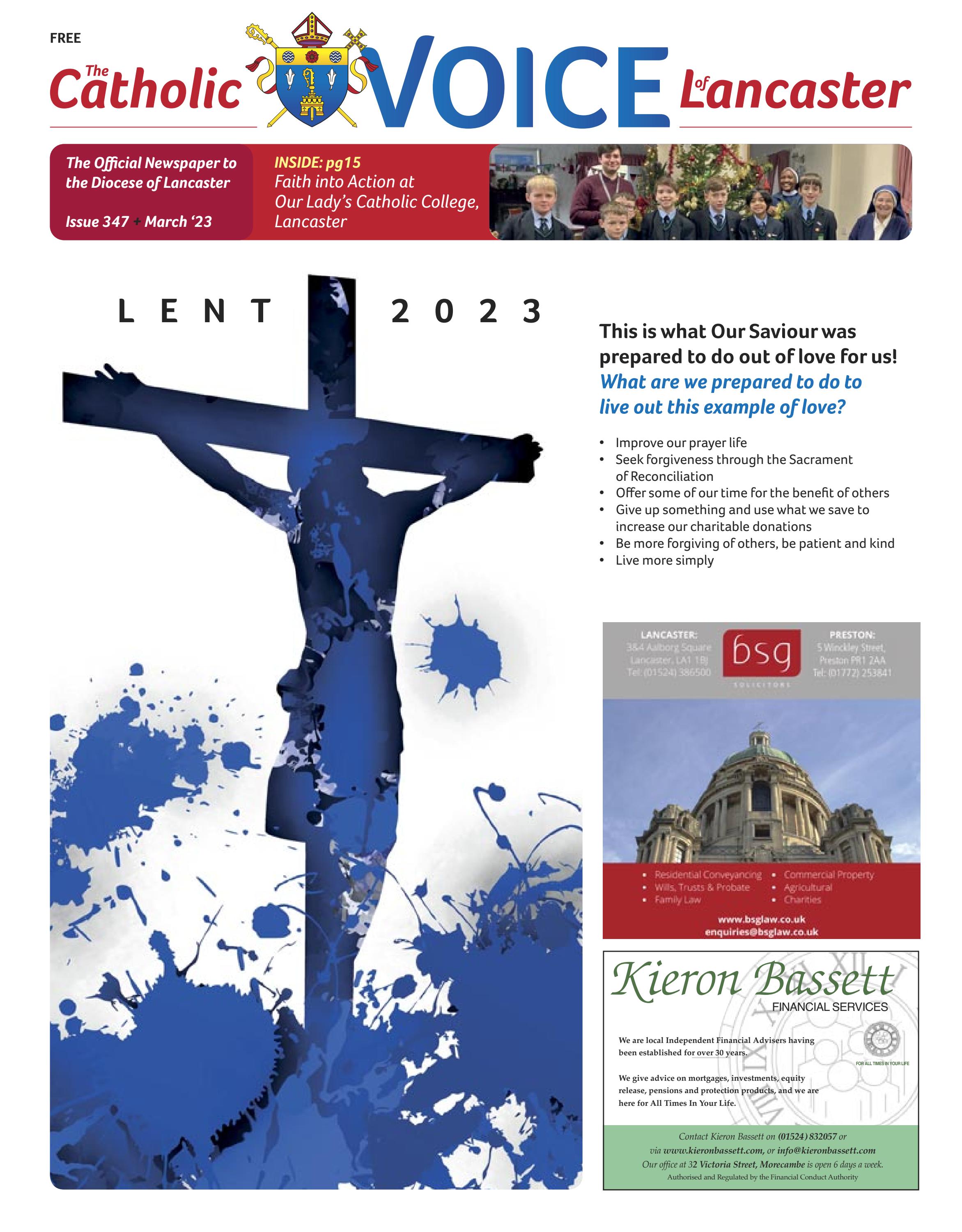 Catholic Voice of Lancaster March 23 by CathCom - Issuu