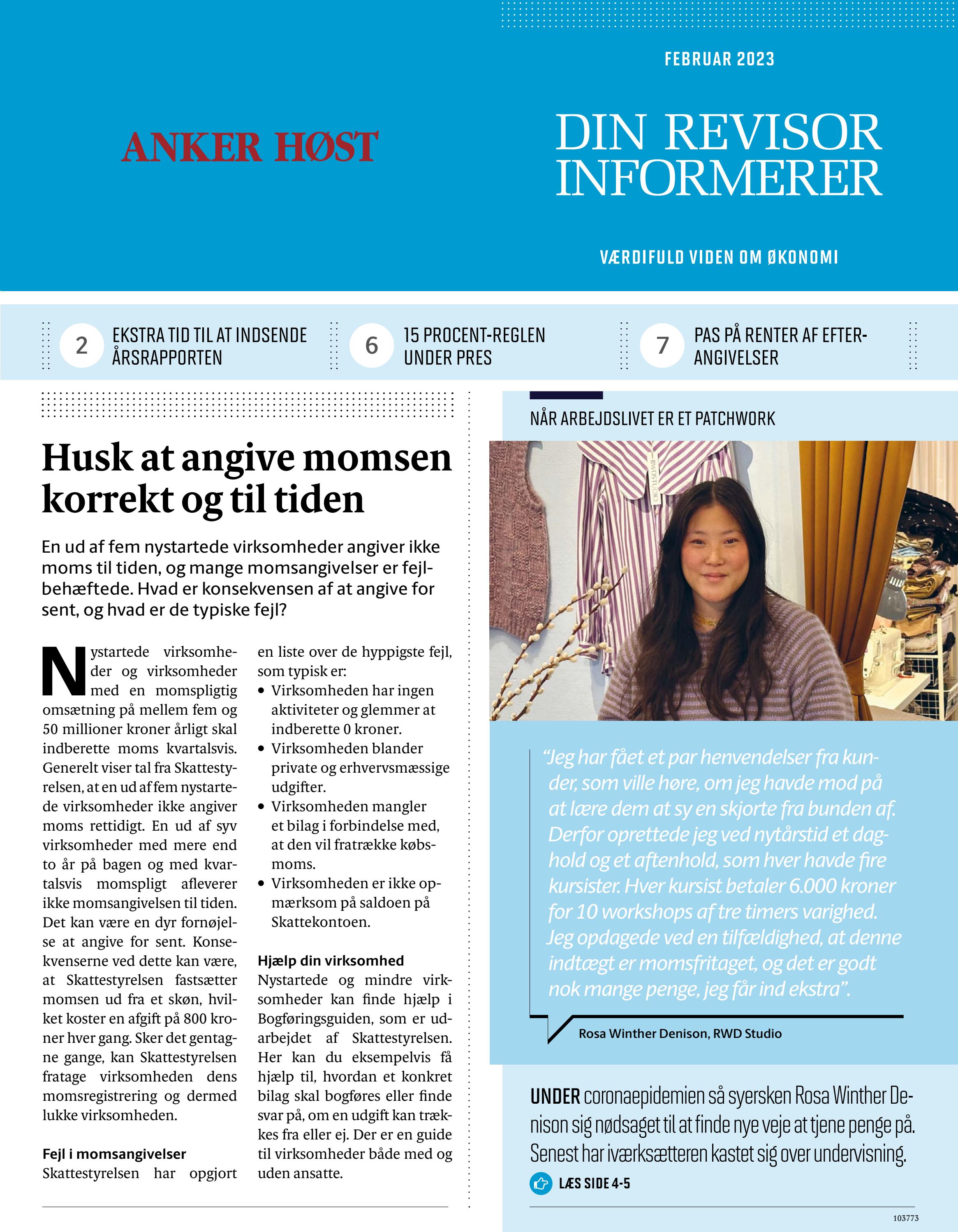 Din revisor informerer - Februar 2023 by TINXDK Cloud ApS - Issuu
