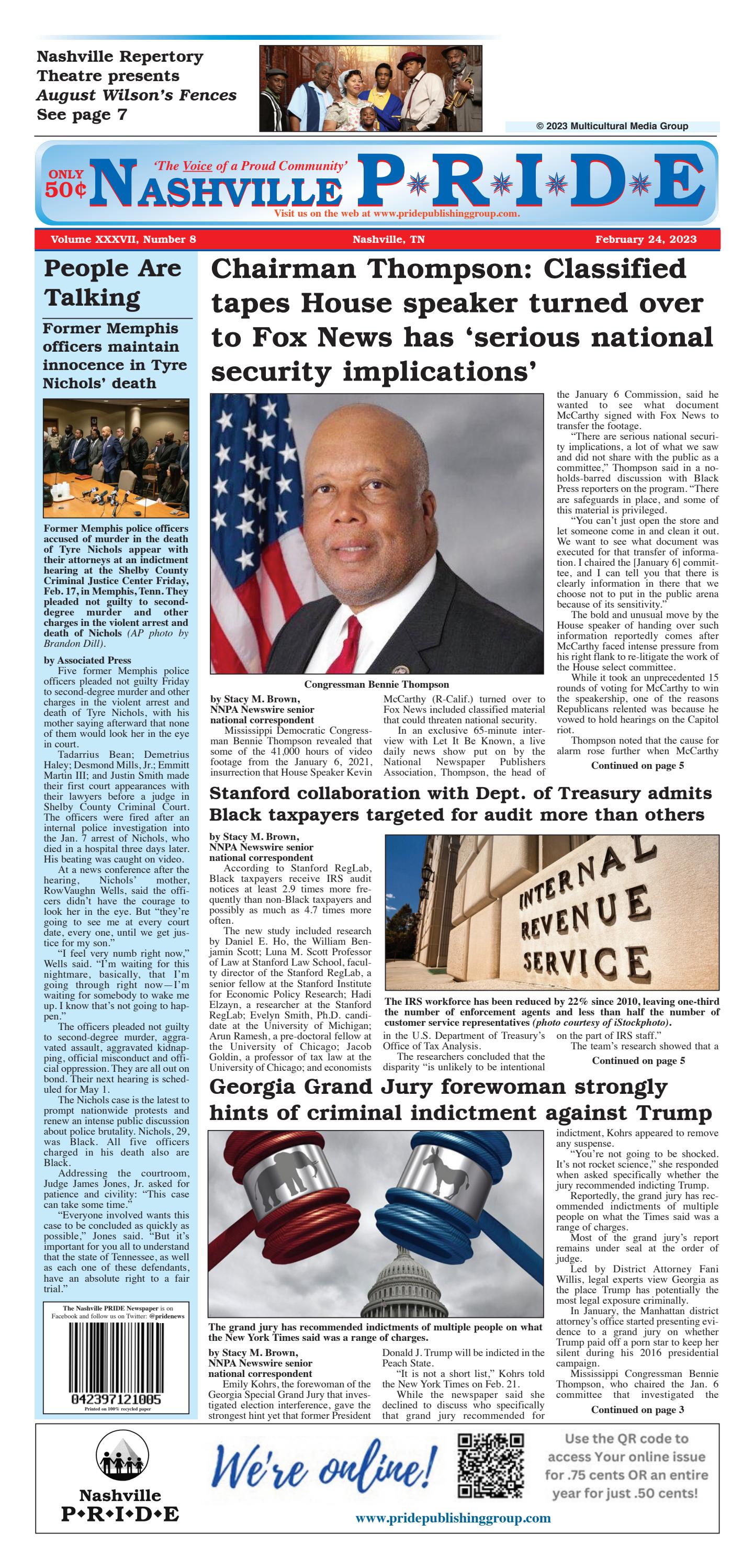 Nashville PRIDE February 24, 2023 by Nashville Pride Newspaper - Issuu