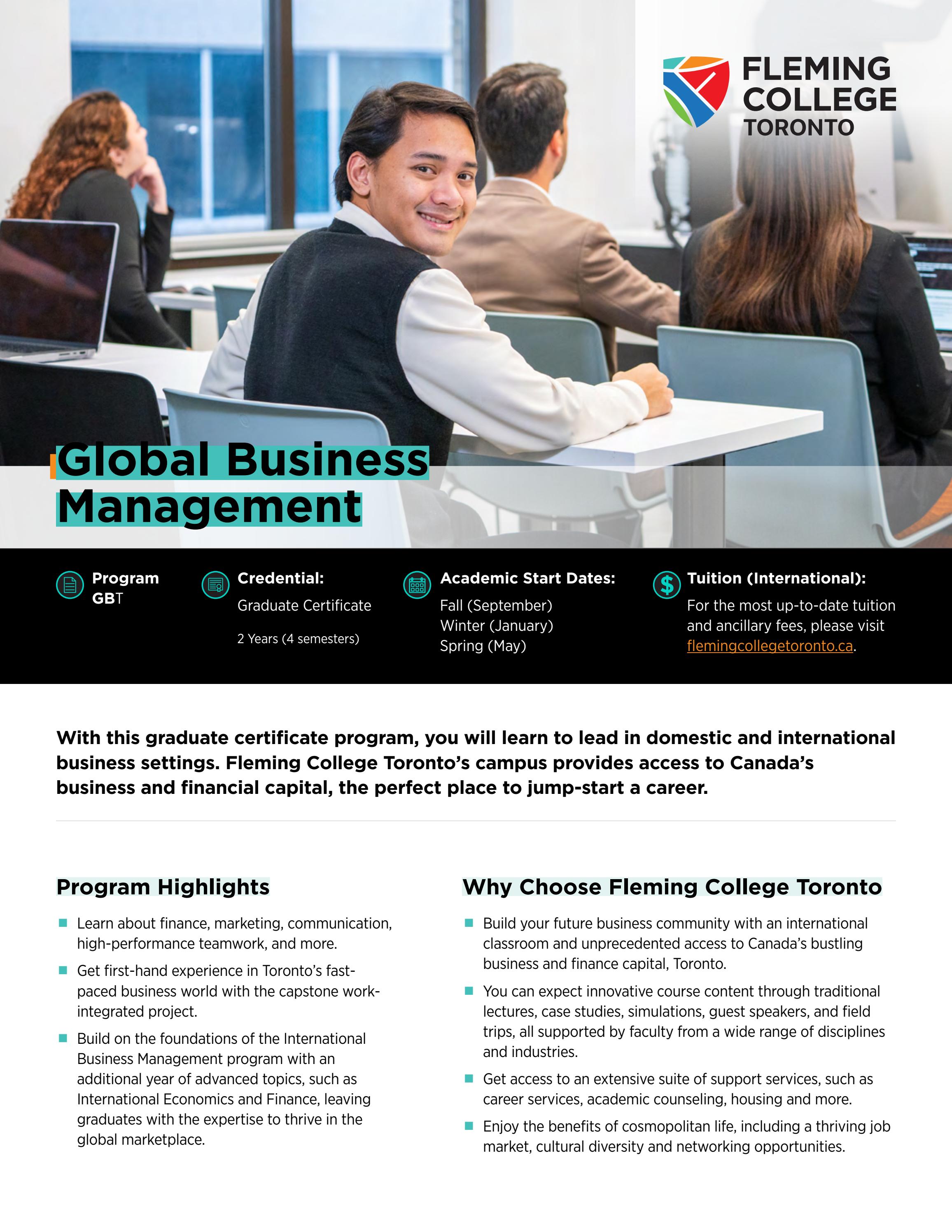 Global Business Management by flemingcollegetoronto - Issuu