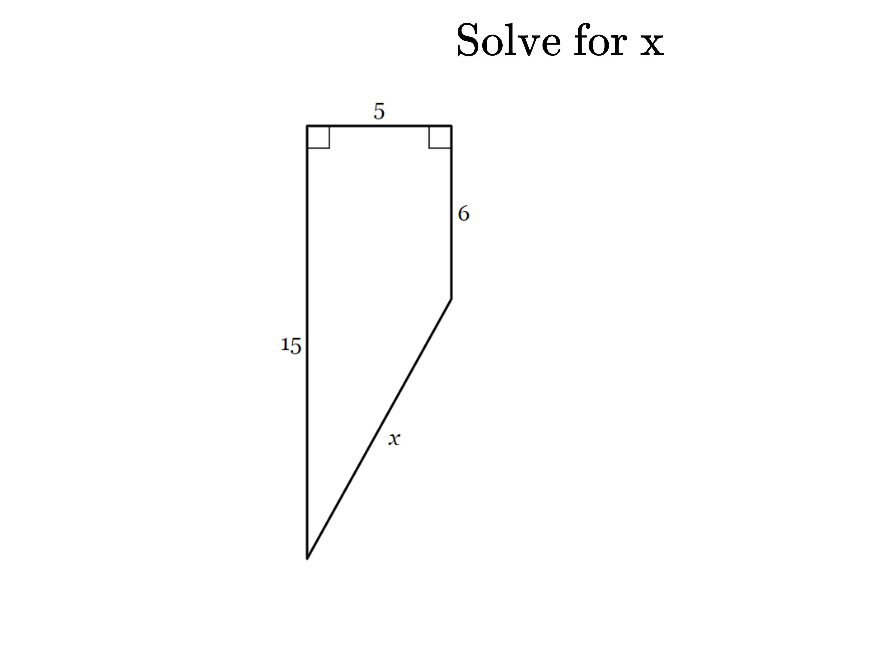 Pythagorean Theorem: Application Question by Math Topics by Dr. Marrero ...