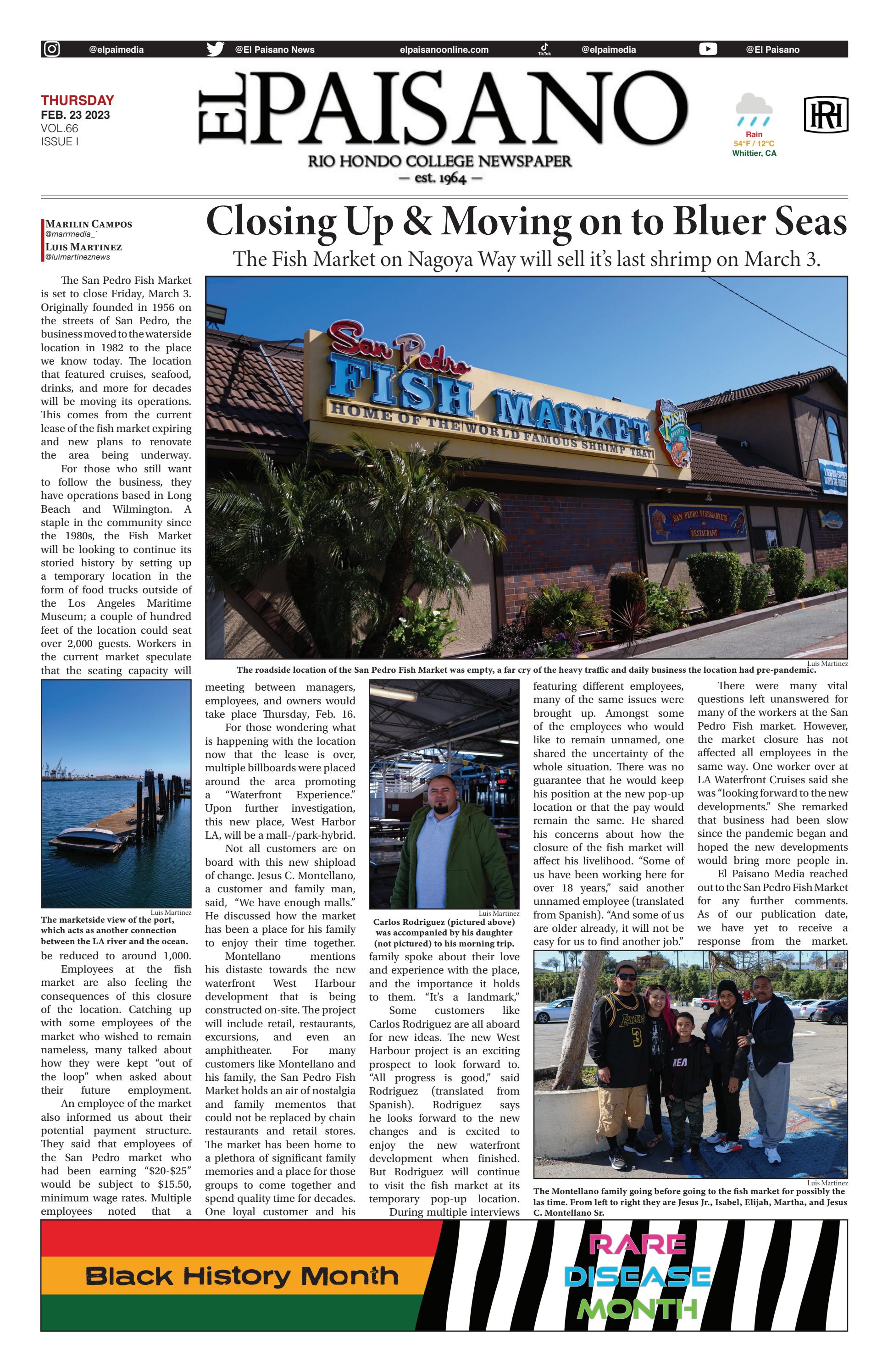 El Paisano Newspaper Vol.66 Issue 1 by El Paisano News Media - Issuu