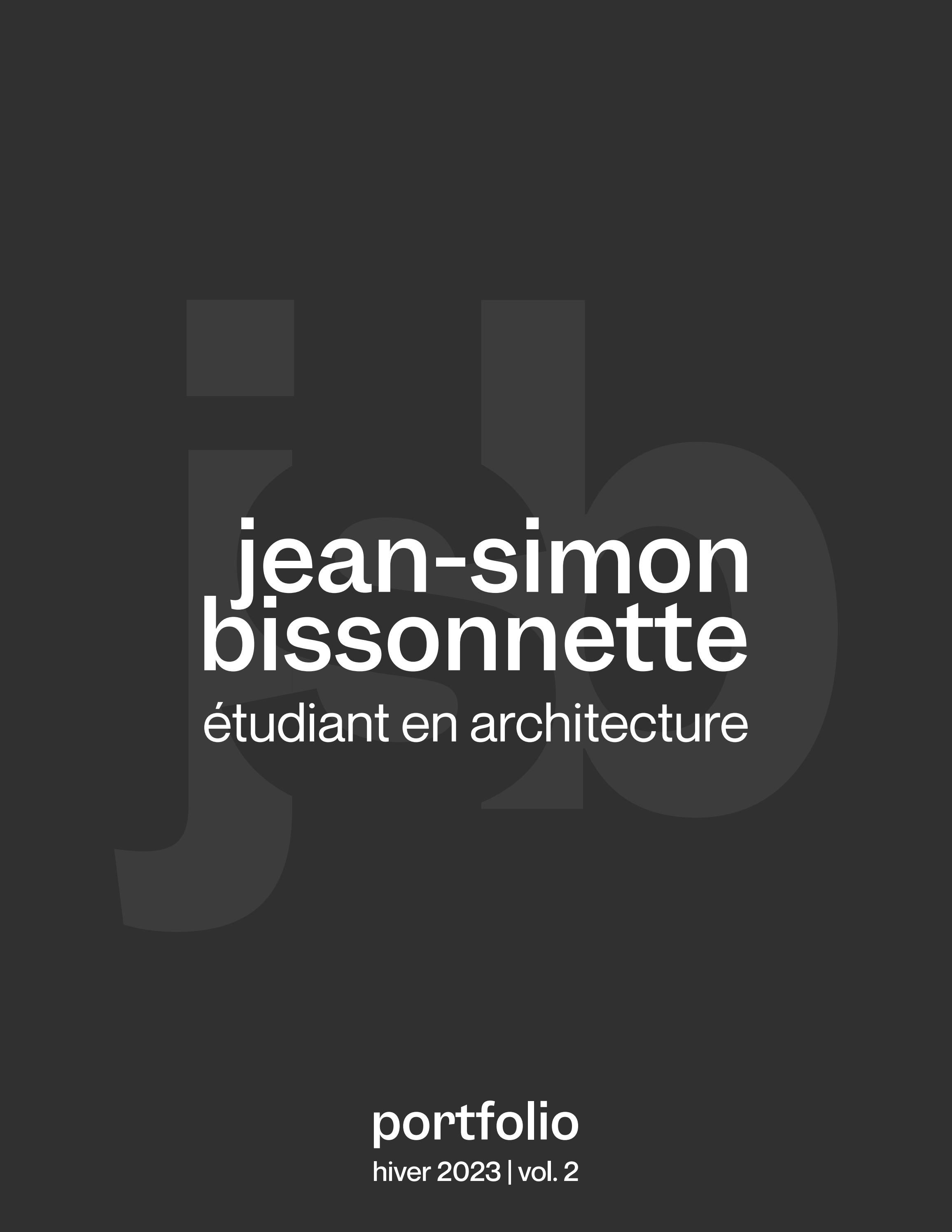 Portfolio | Jean-Simon Bissonnette (Hiver 2023) by Jean-Simon ...