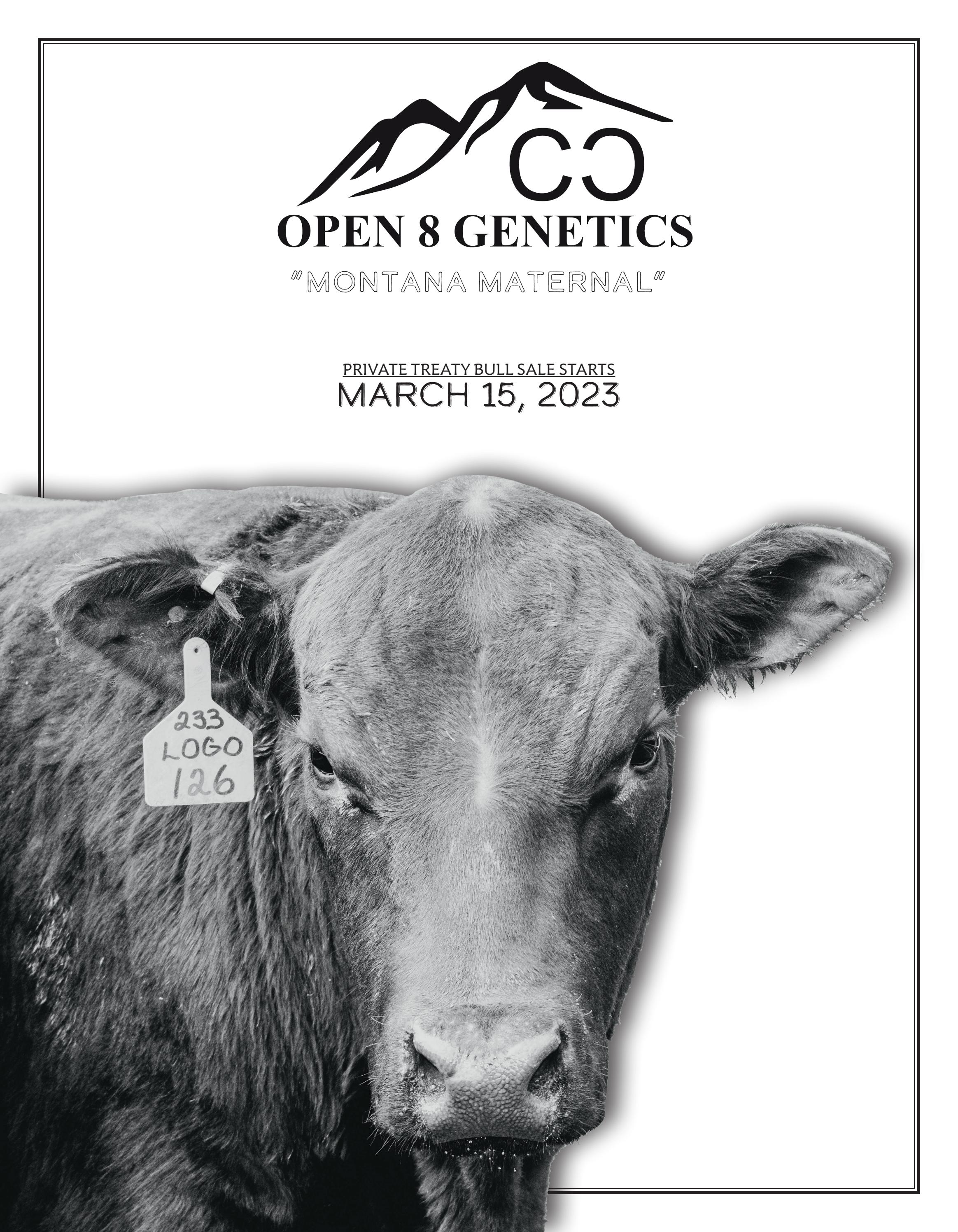 Open 8 Genetics 2023 Bull Sale by HorizonMarketingAgency - Issuu