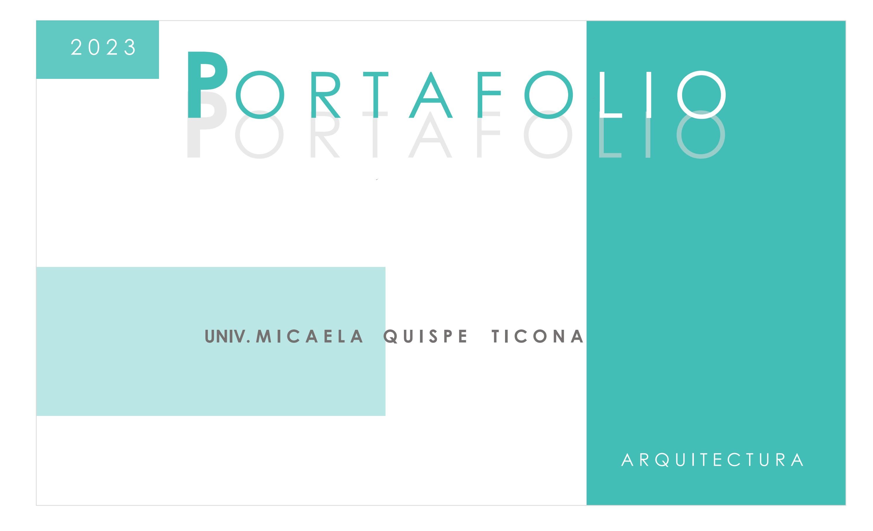 PORTAFOLIO ESTUDIANTE DE ARQUITECTURA by Quispe Ticona Micaela - Issuu