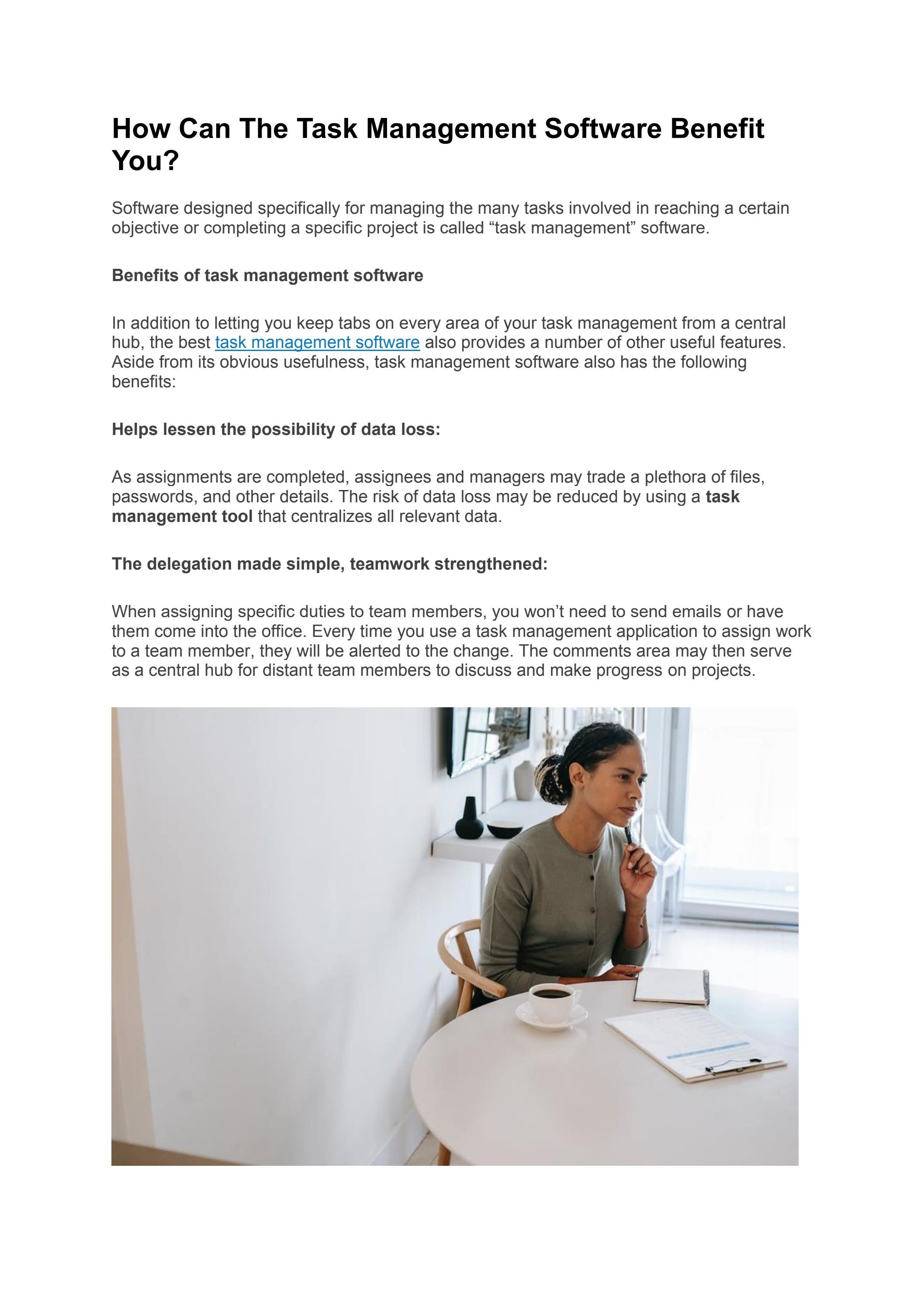 How Can The Task Management Software Benefit You? by qandle - Issuu