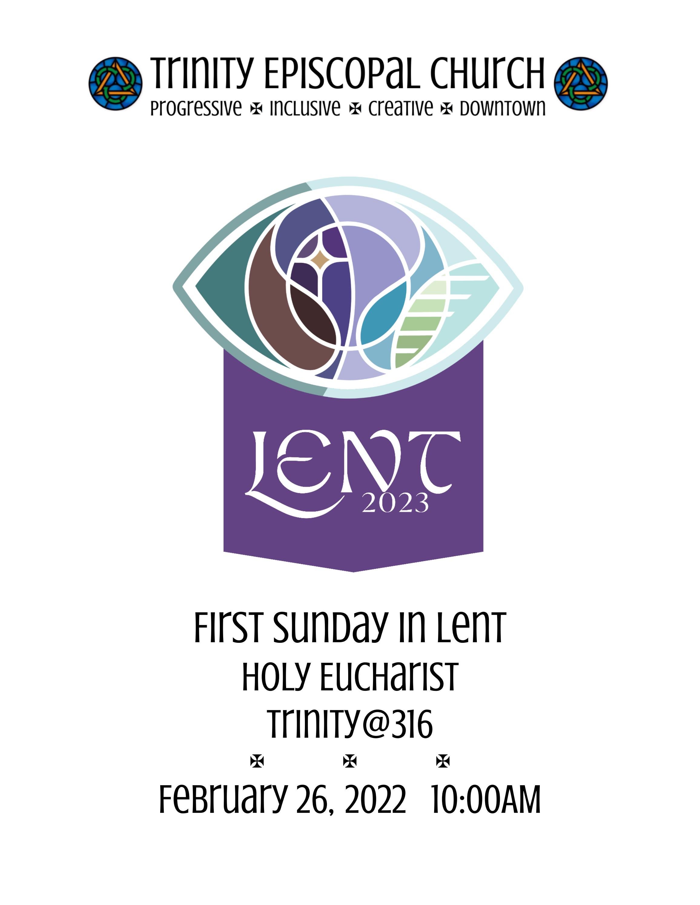 First Sunday In Lent-February 26, 2023 by trinitytoledo - Issuu