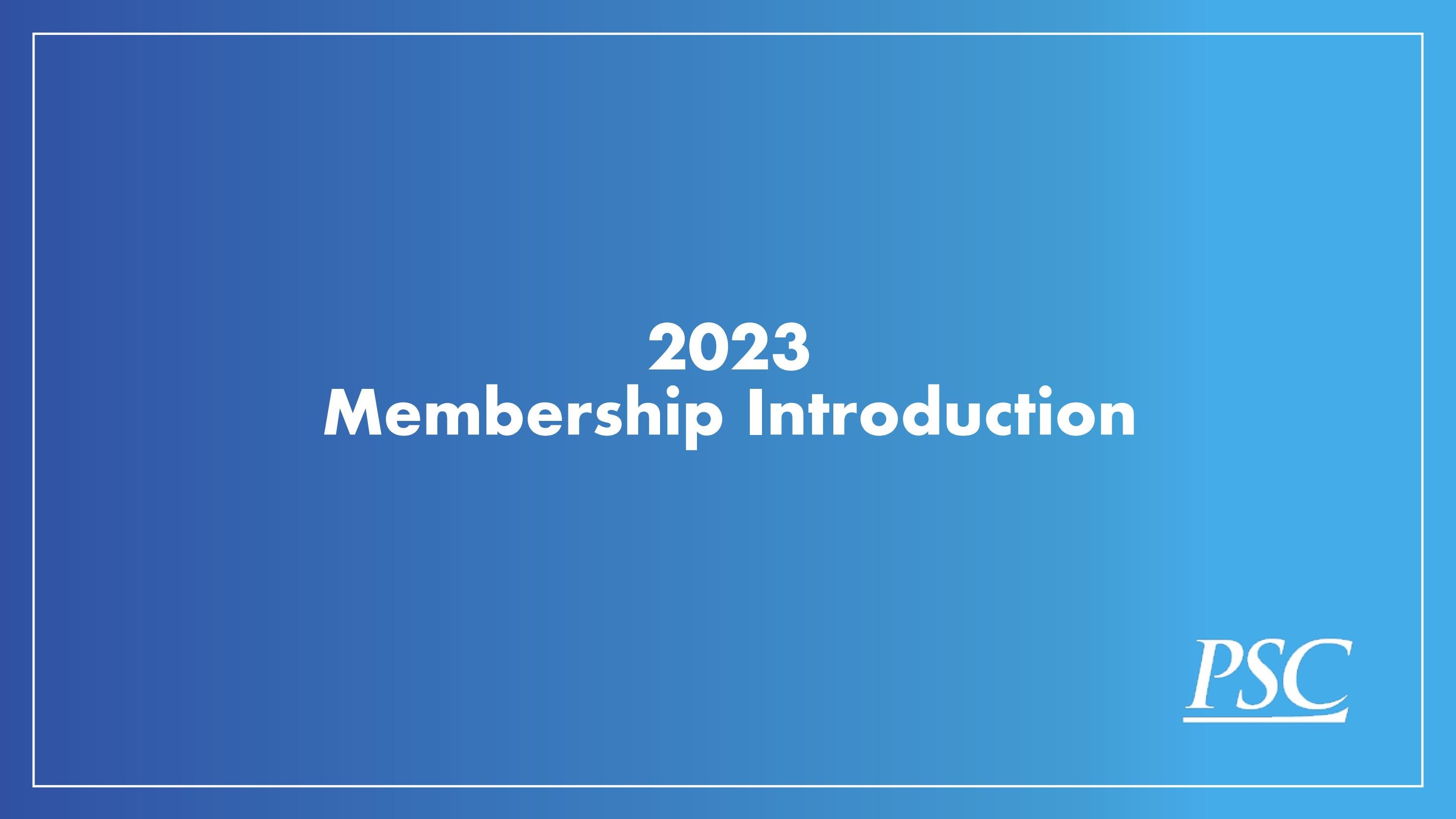 PSC Membership Intro Ppt 2023 by Professional Services Council - Issuu