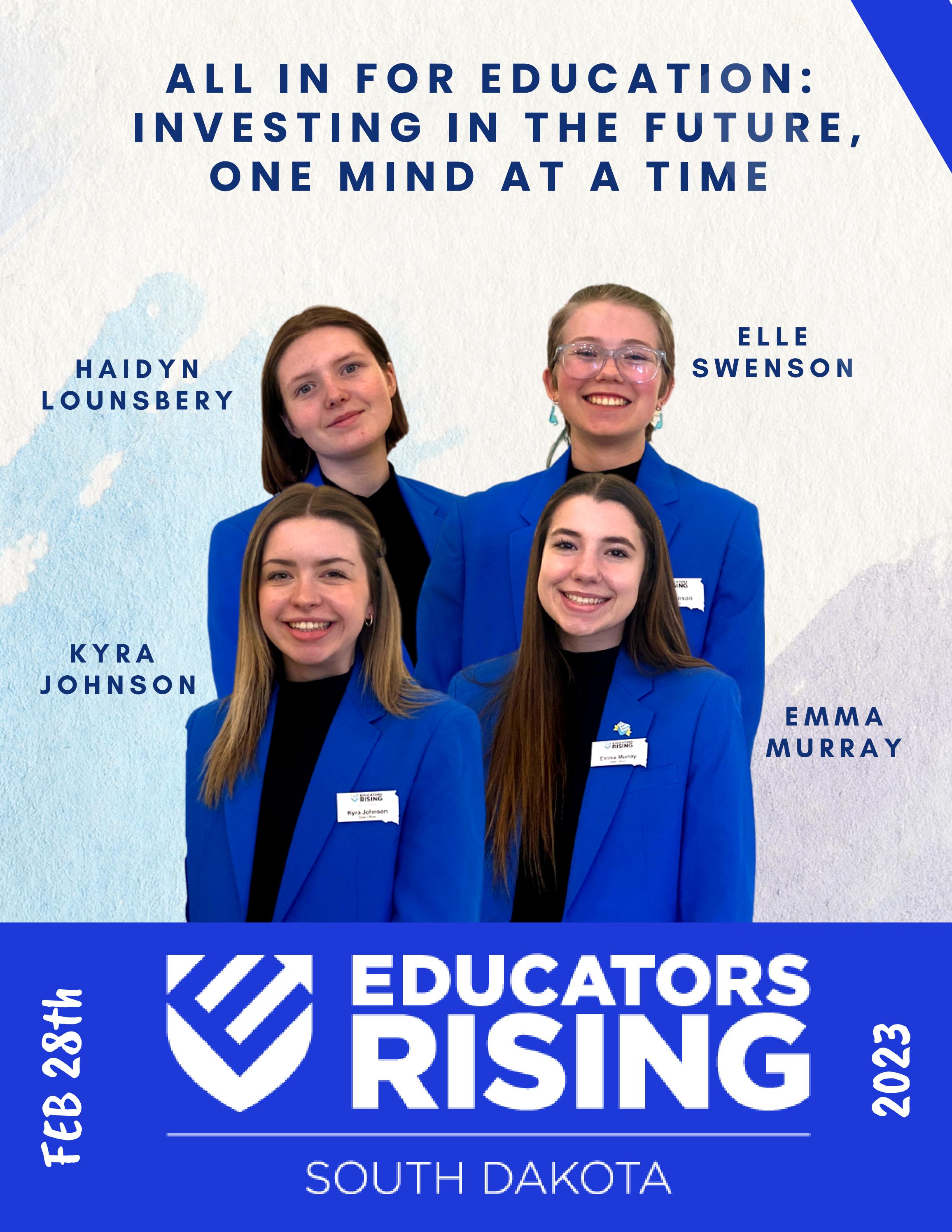 Educators Rising South Dakota State Conference by edrisingsd - Issuu