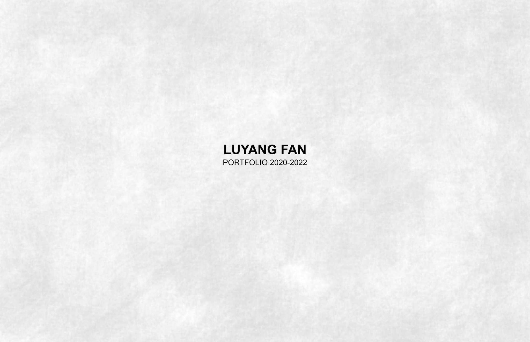 Luyang Fan: Architecture Portfolio 2020-2022 by Luyang_Fan - Issuu