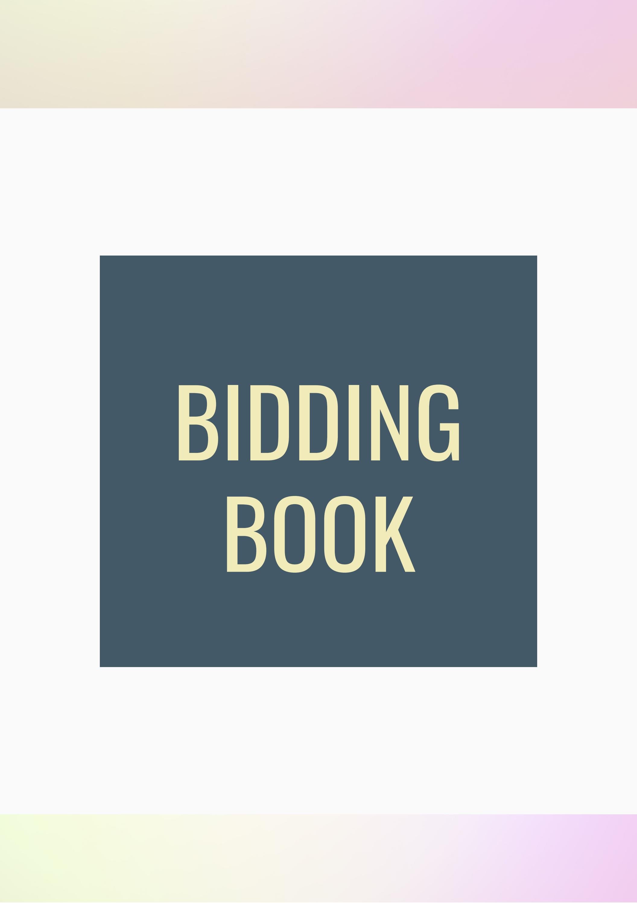 Bidding book by Lucía Vargas - Issuu