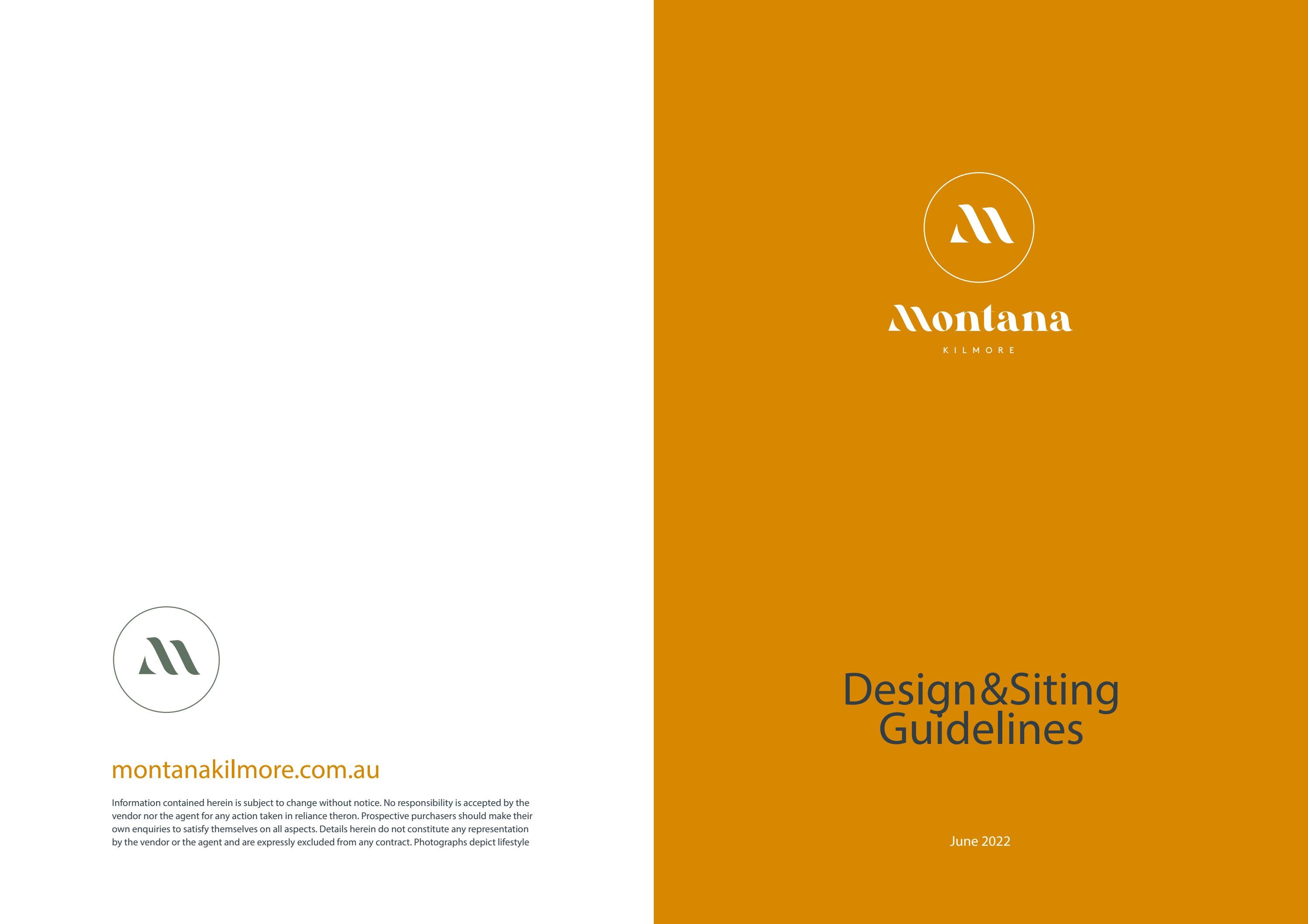 Montana Kilmore I Design & Siting Guidelines by MontanaKilmore - Issuu