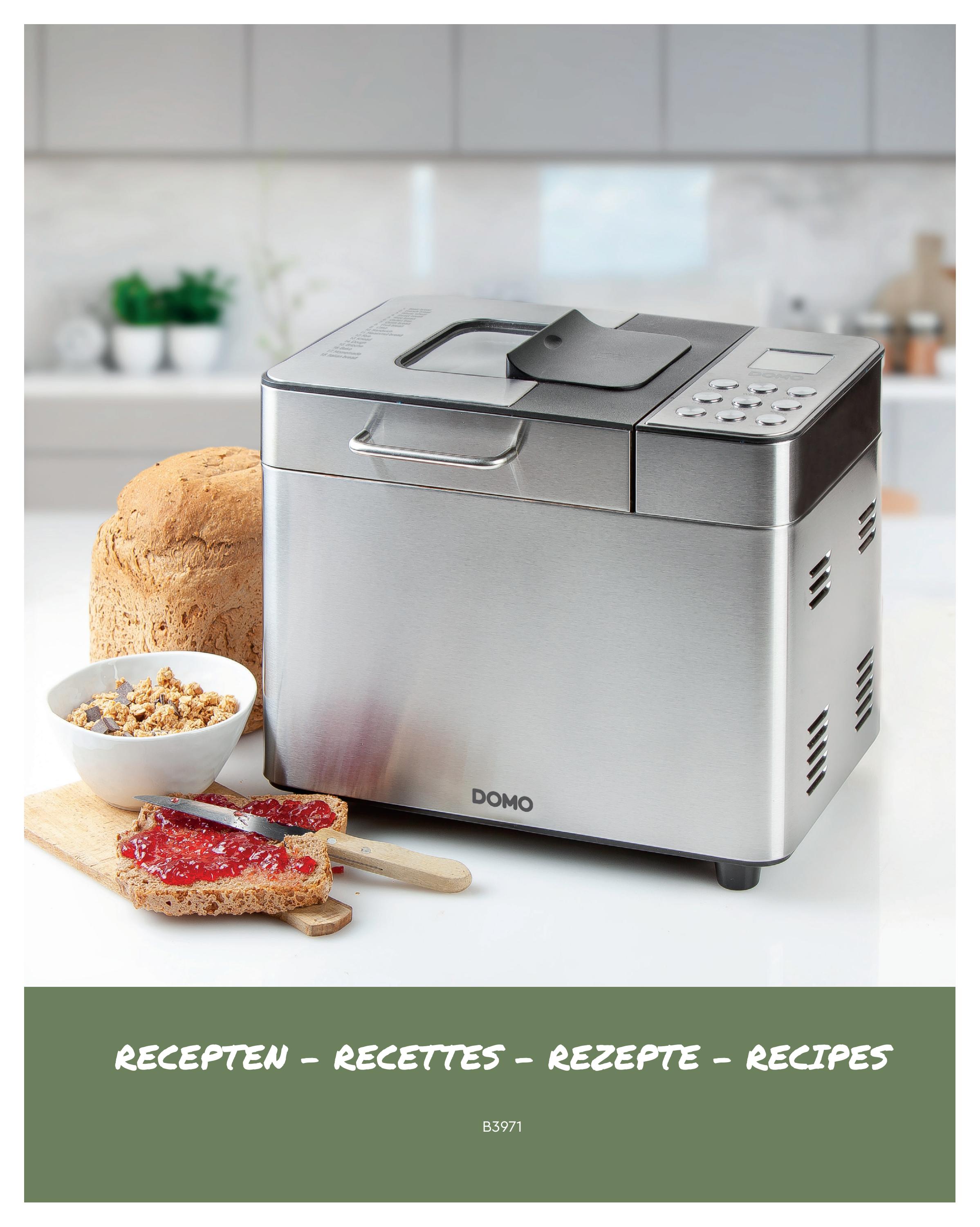 DOMO - B3971 - bread maker - recipe booklet by DOMO Elektro - Issuu