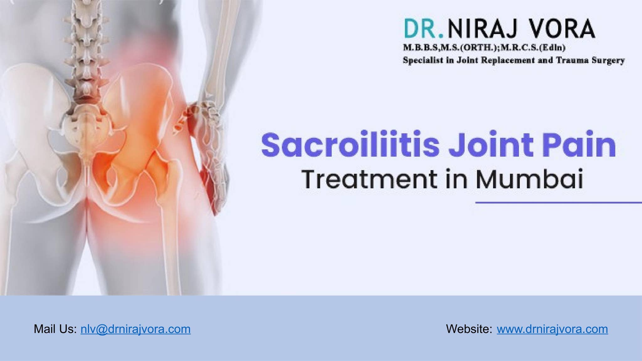 Sacroiliitis Joint Pain Treatment in Mumbai | Dr Niraj Vora by ...