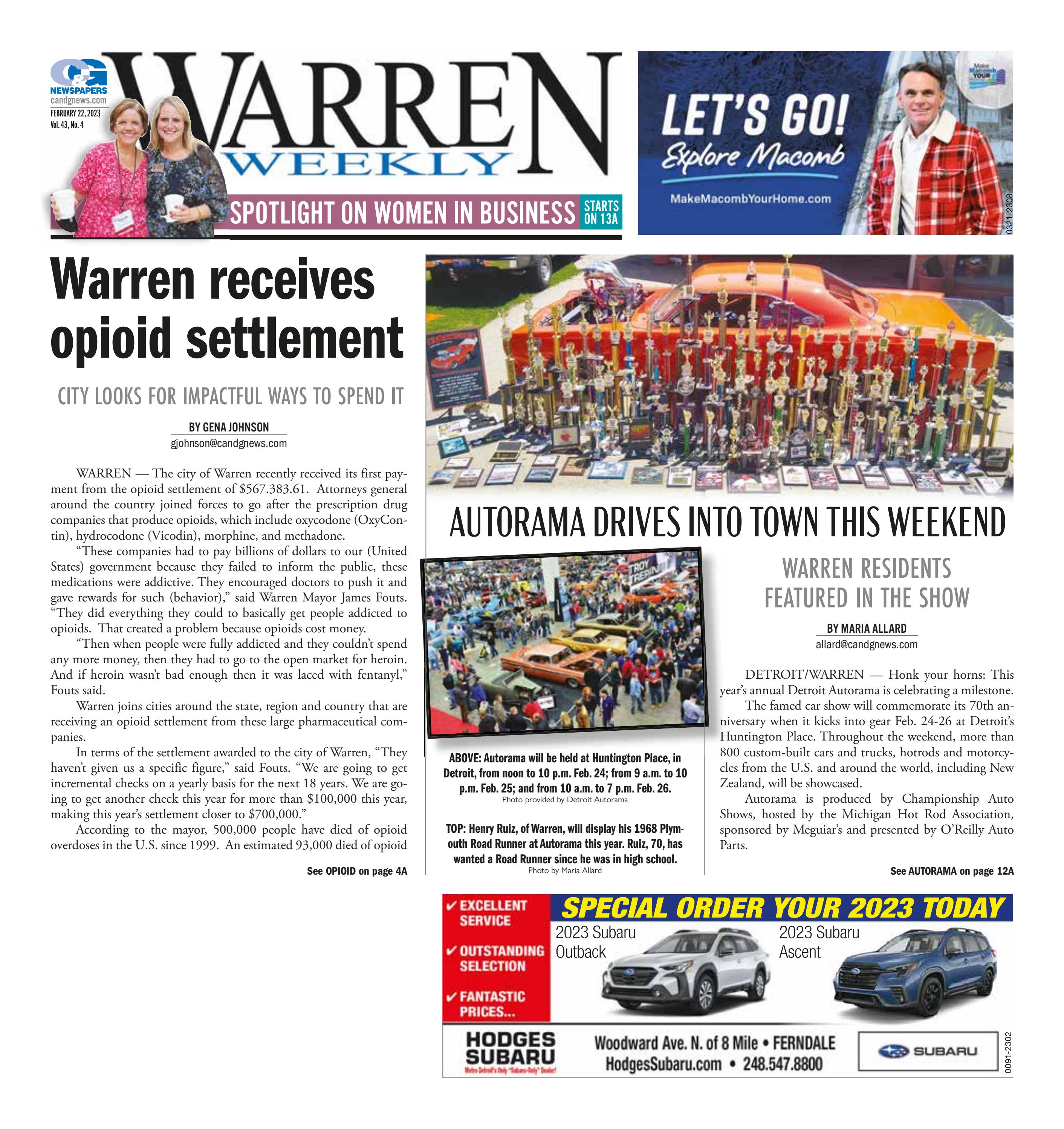 2/22/23 Warren Weekly by C & G Newspapers - Issuu