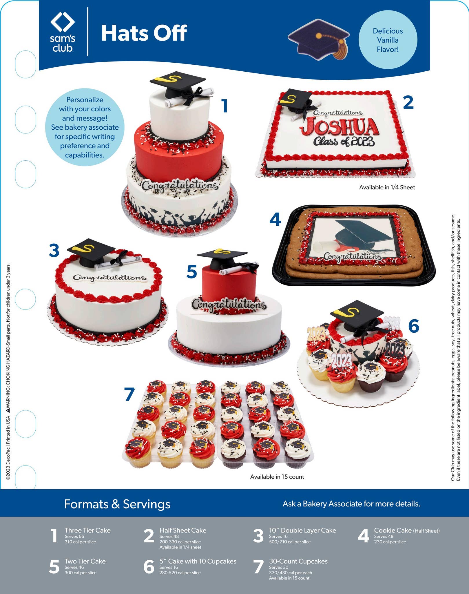 Sam's Club Grad Cake Cards 2023 by DecoPac - Issuu