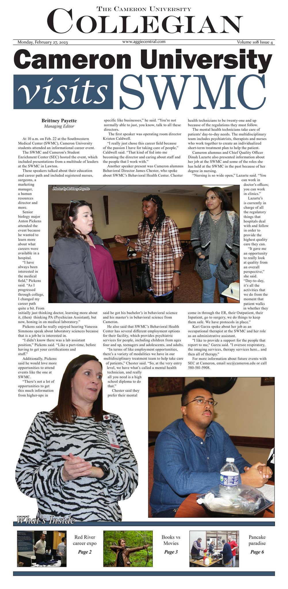 The Cameron Collegian - February 27th, 2023 by Cameron University ...