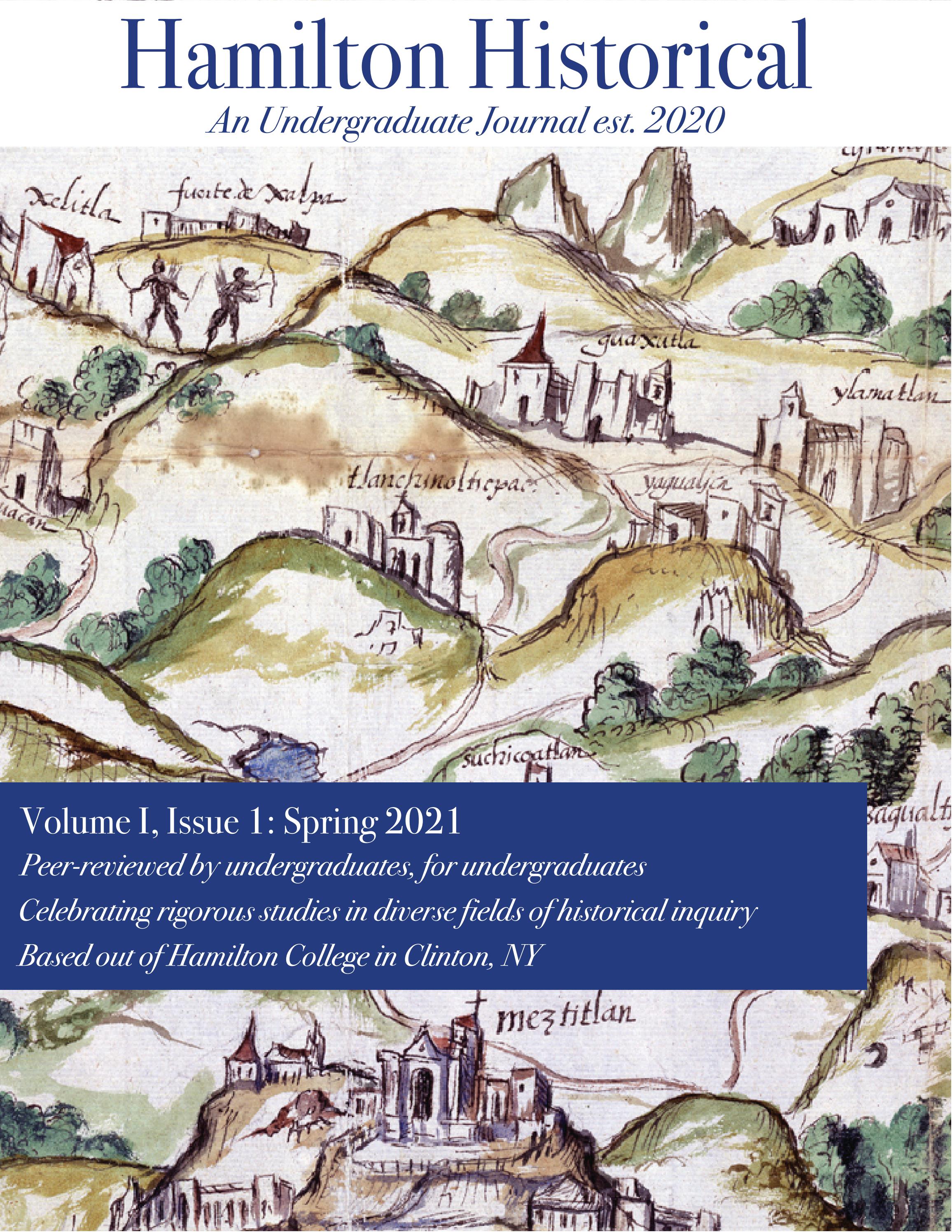 Hamilton Historical Volume I, Issue I: Spring 2021 by Hamilton College ...