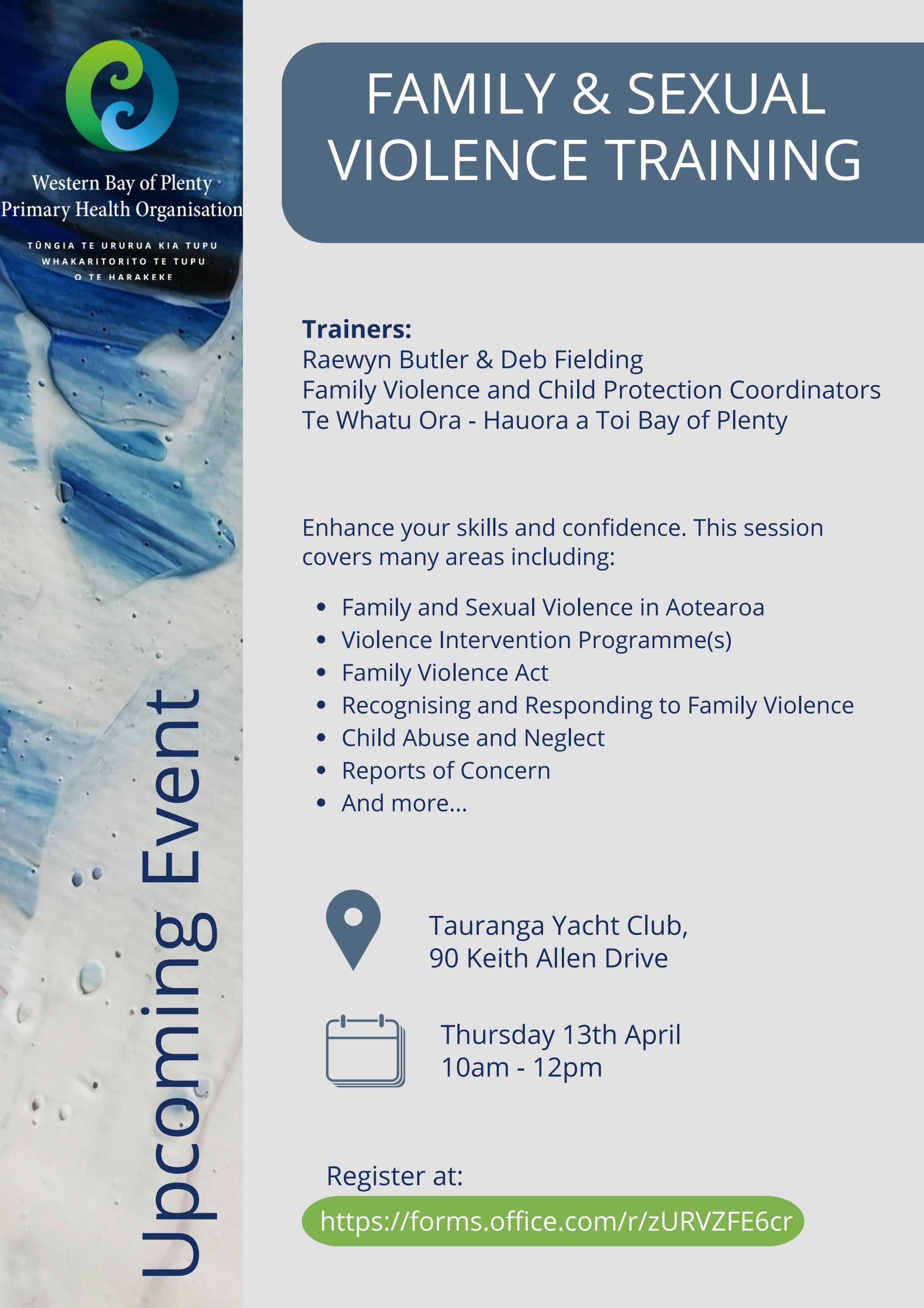 Family & Sexual Violence Training by WBOP PHO - Issuu