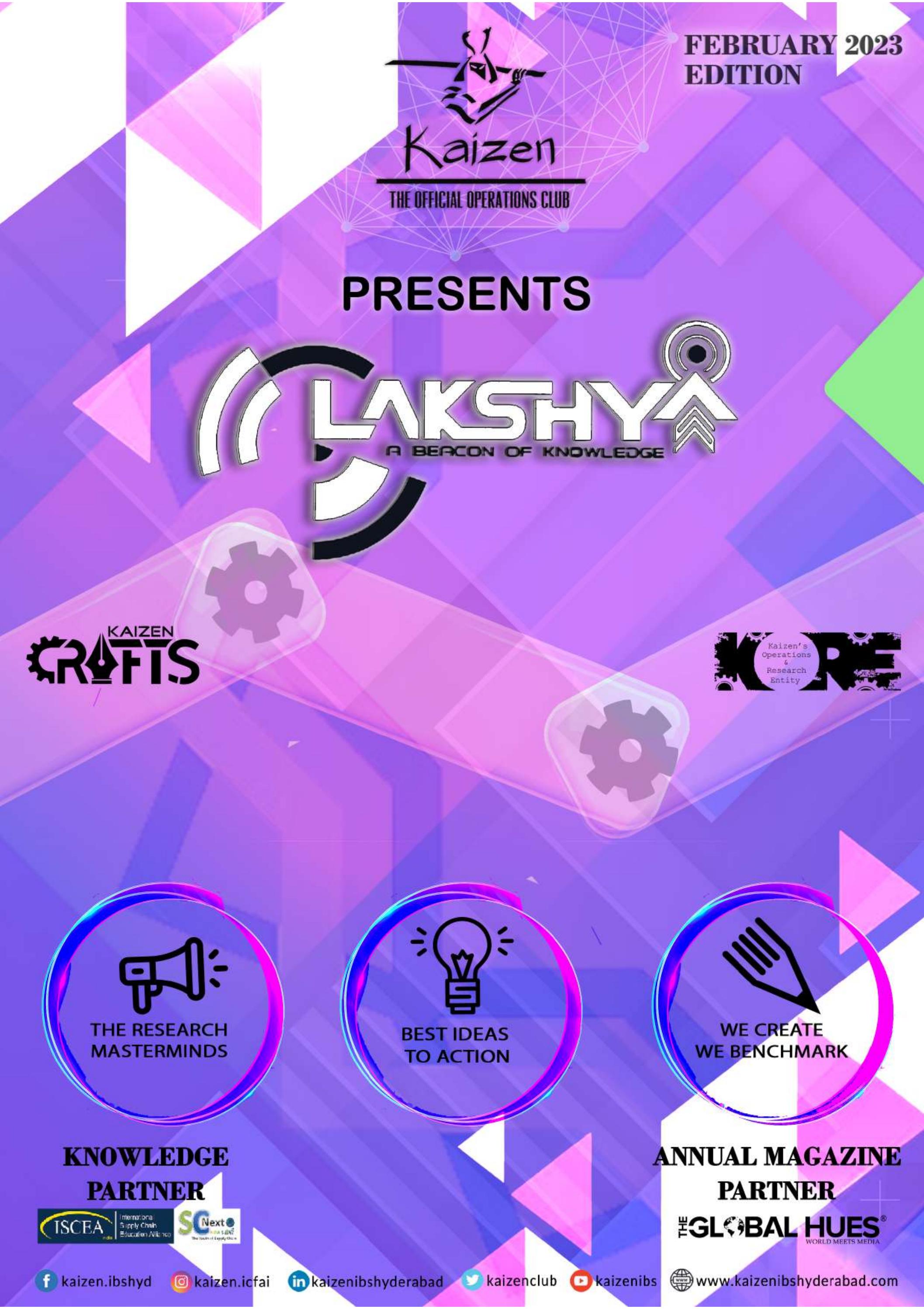 LAKSHYA- A BEACON OF KNOWLEDGE, FEBRUARY EDITION 2023 by KORE.IBS - Issuu