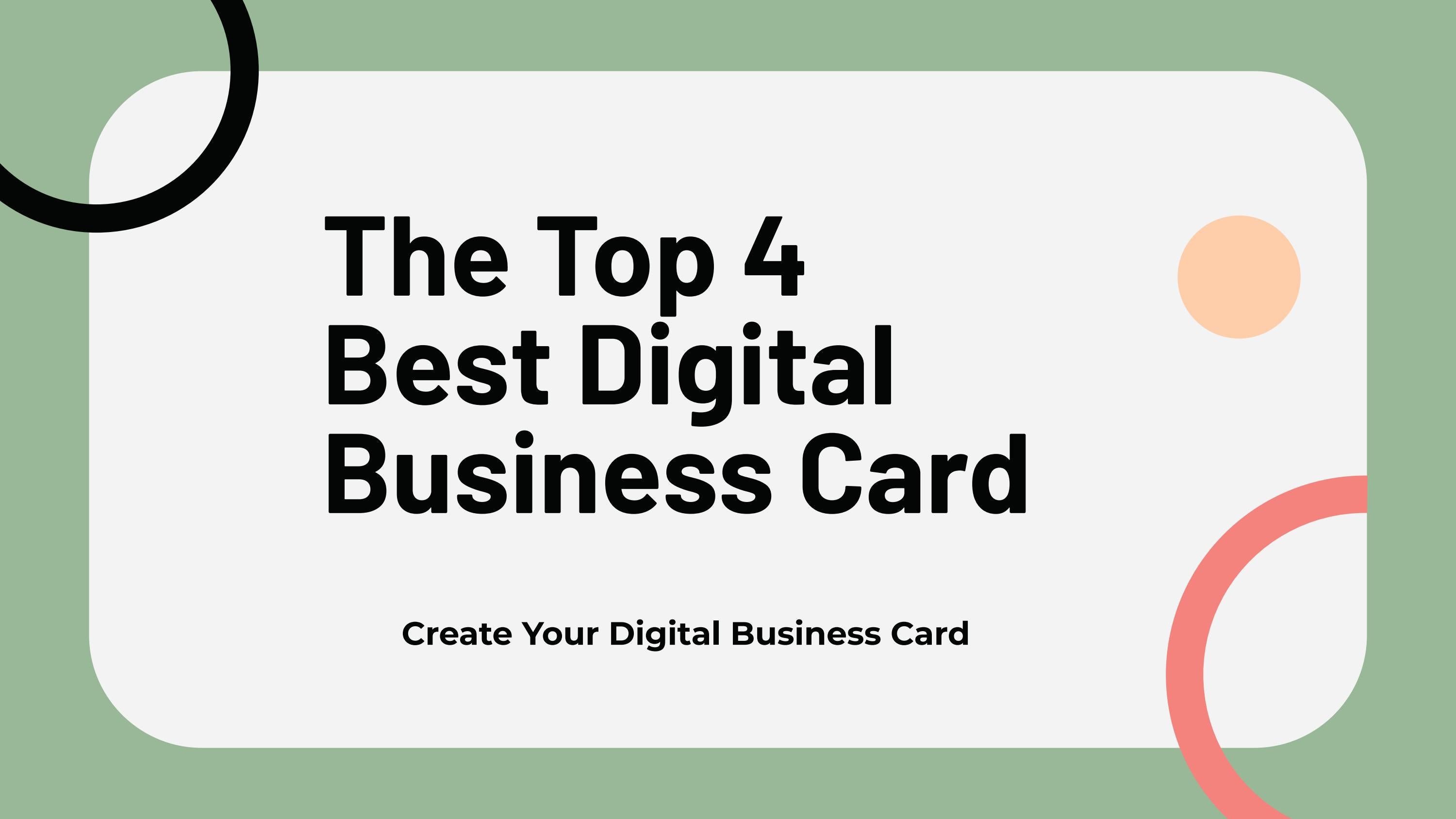 The Top 4 Best Digital Business Card by uniqode - Issuu