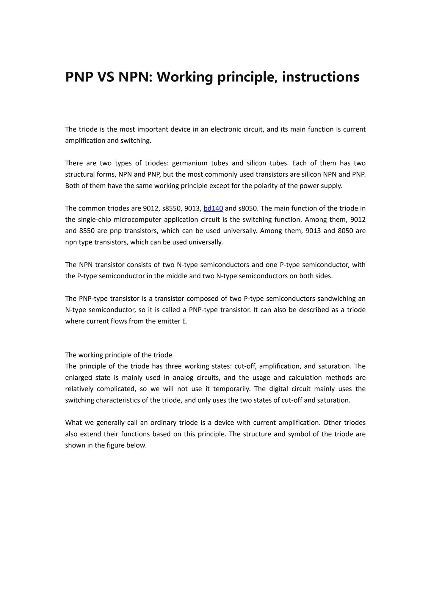 PNP VS NPN: Working principle, instructions by ling yang - Issuu