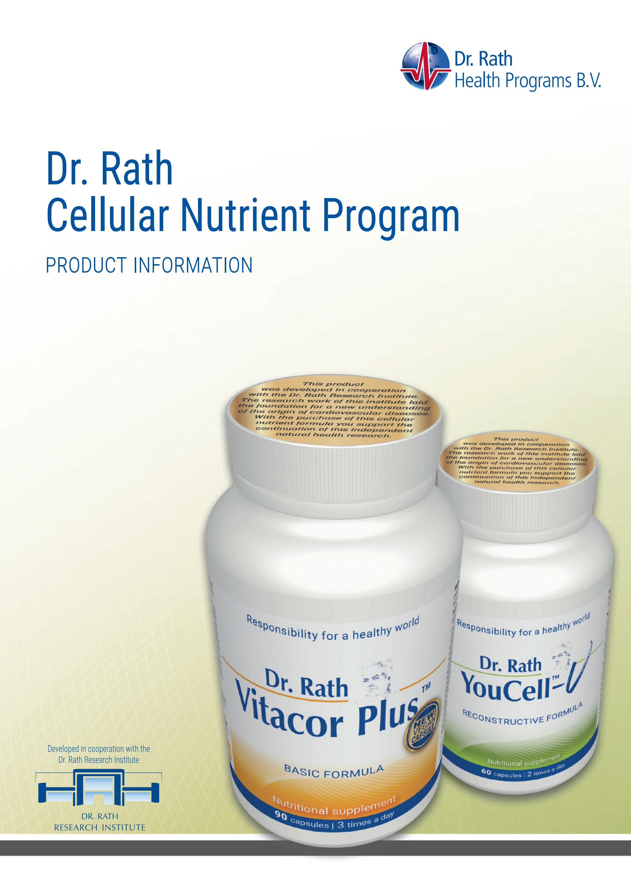 Dr. Rath Cellular Nutrient Program – Product information by Dr. Rath ...