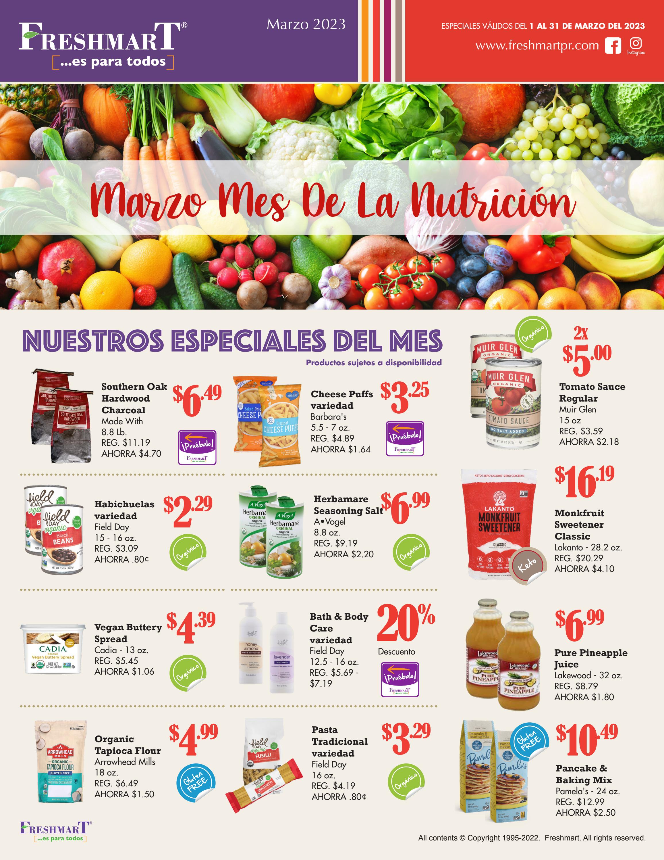Freshmart Válido Mar 1-31 by El Vocero de Puerto Rico - Issuu